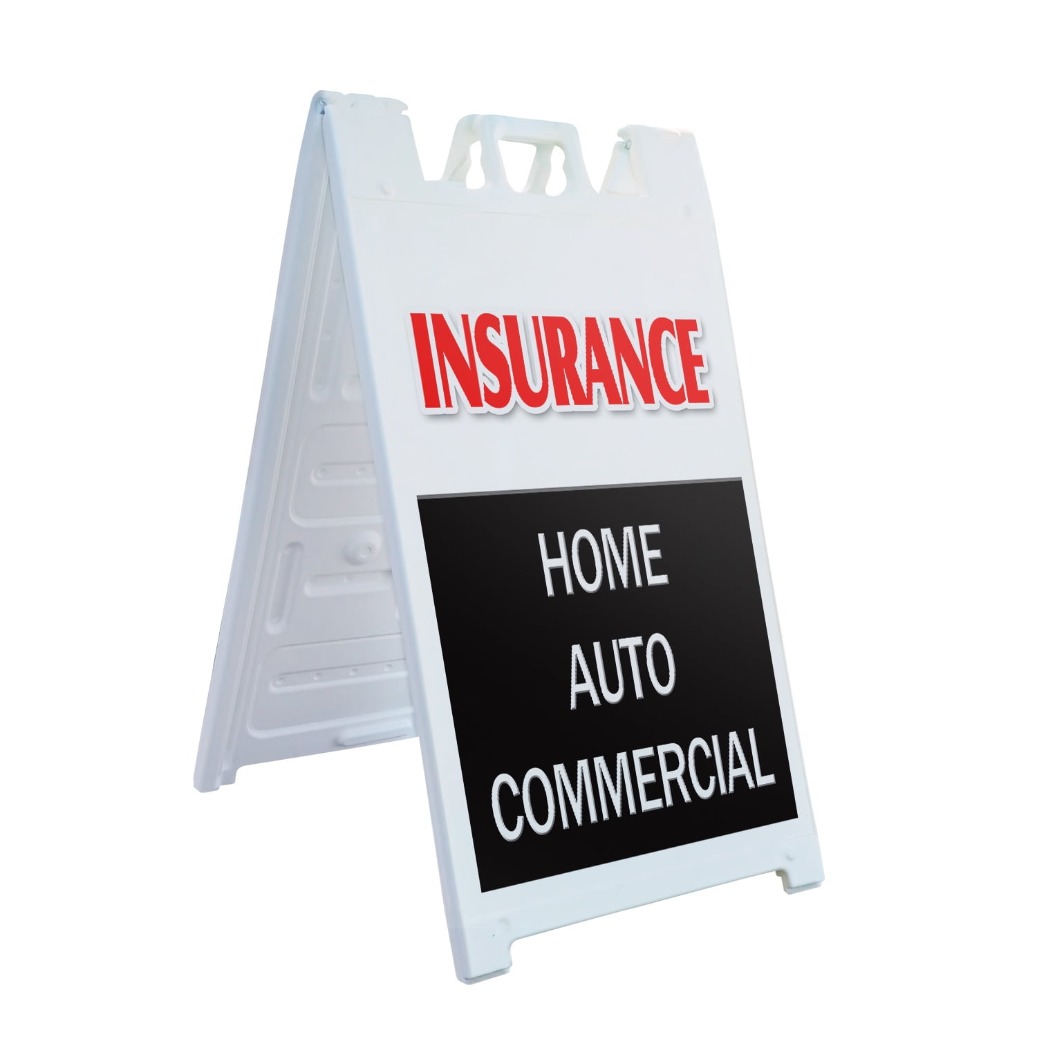 A-frame Sidewalk Insurance Home Auto Commercial 24" x 36" Double Sided ...