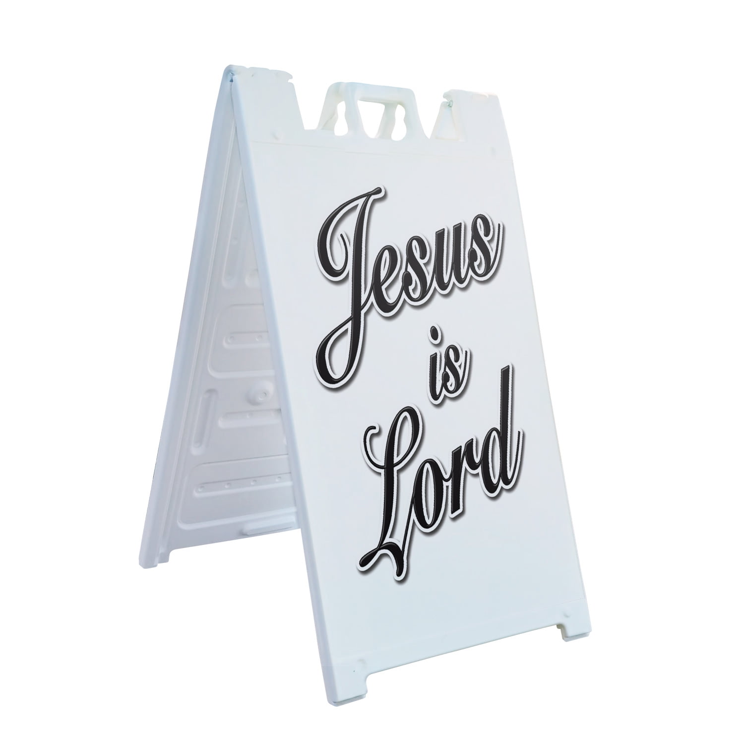 A-frame Sidewalk Jesus Is Lord 24" x 36" Double Sided A-Frame Sidewalk ...