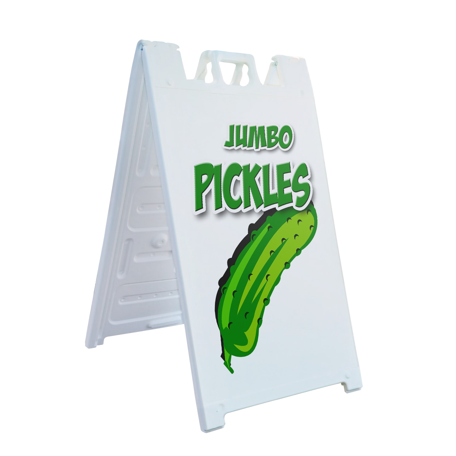 A-frame Sidewalk Jumbo Pickles 24" x 36" Double Sided A-Frame Sidewalk ...