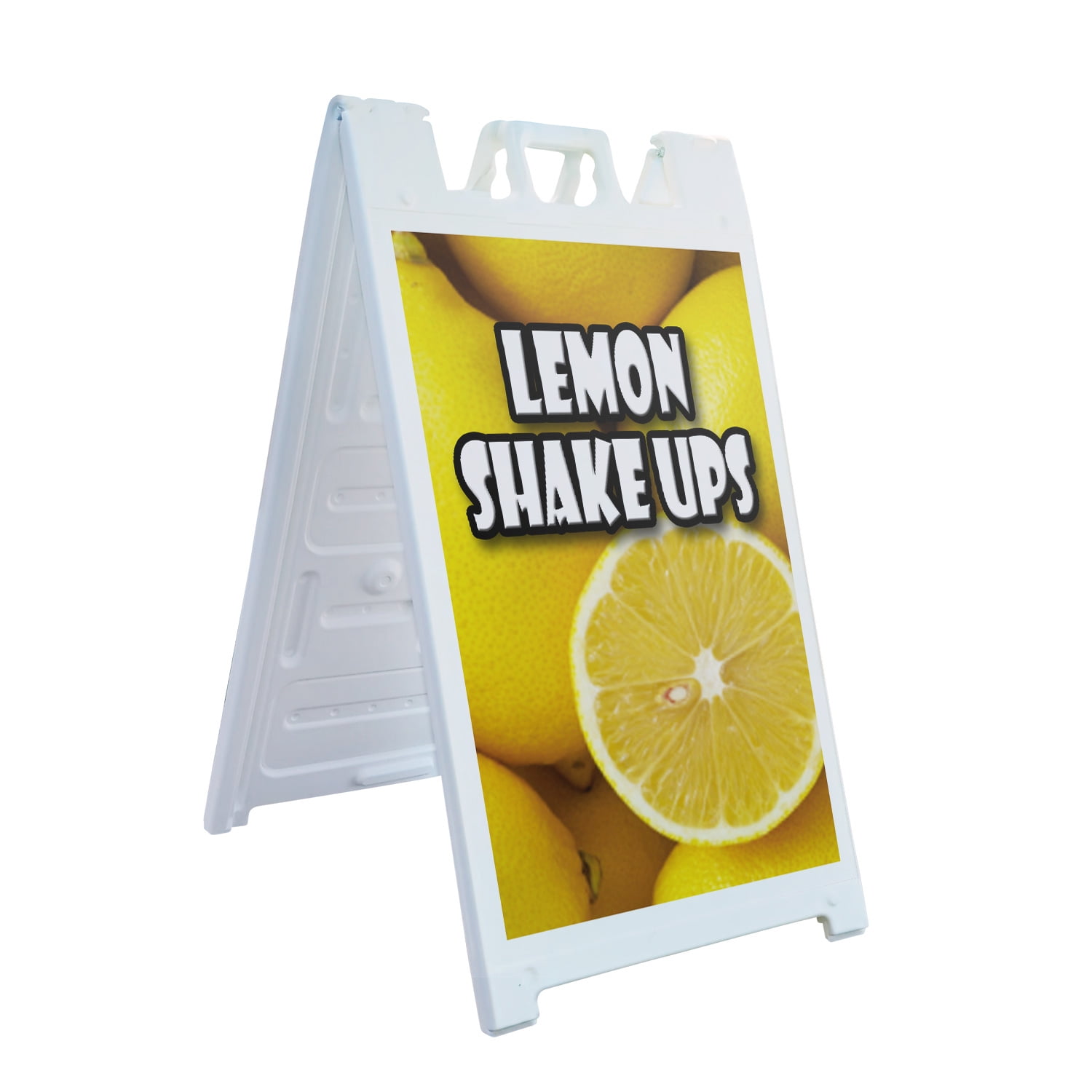 A-frame Sidewalk Lemon Shake Ups 24" x 36" Double Sided A-Frame ...