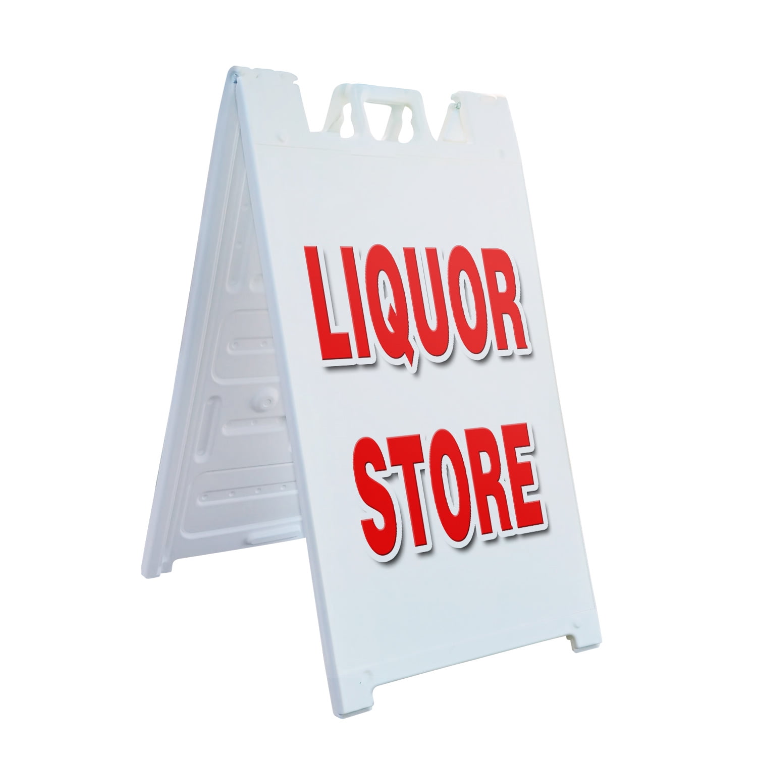 A-frame Sidewalk Liquor Store 24" x 36" Double Sided A-Frame Sidewalk ...