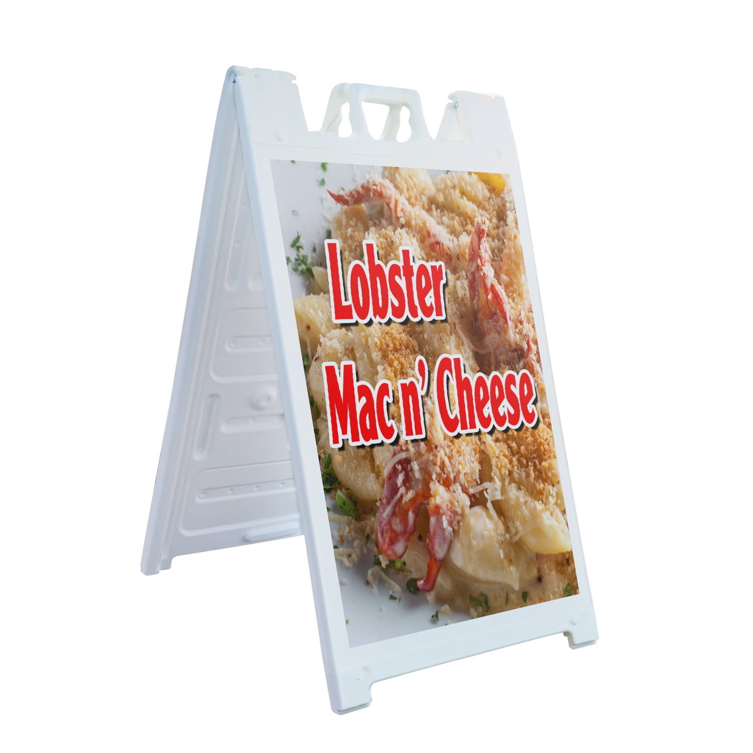 A-frame Sidewalk Lobster Mac N' Cheese 24" x 36" Double Sided A-Frame ...
