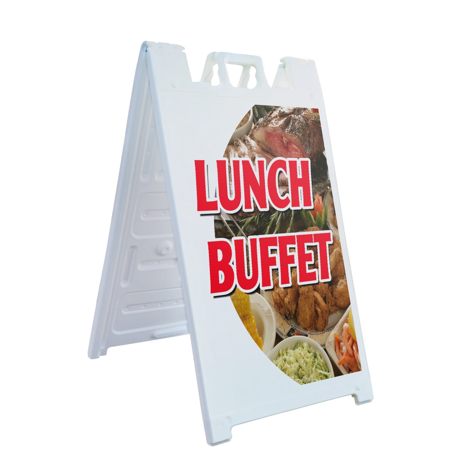 A-frame Sidewalk Lunch Buffet 24" x 36" Double Sided A-Frame Sidewalk ...