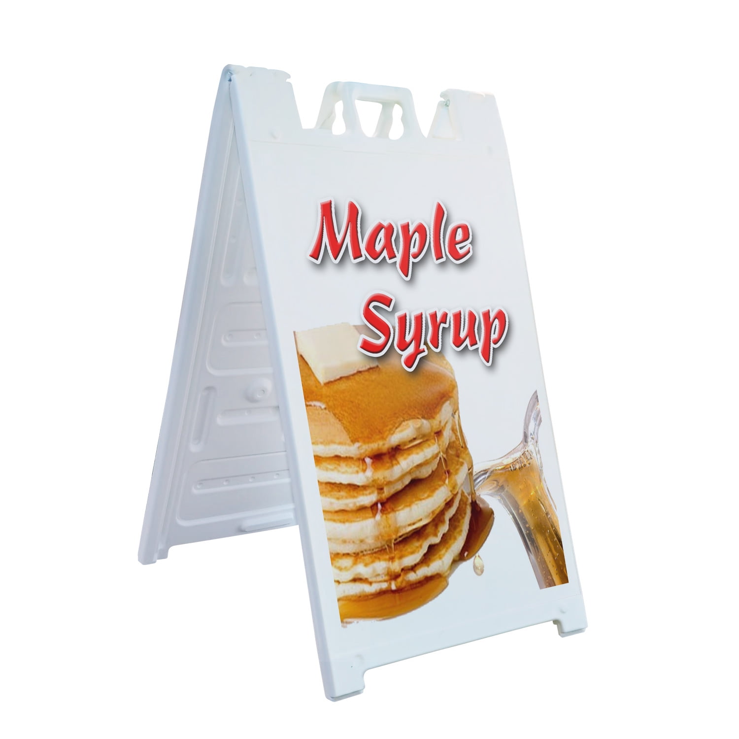A-frame Sidewalk Maple Syrup 24" x 36" Double Sided A-Frame Sidewalk ...