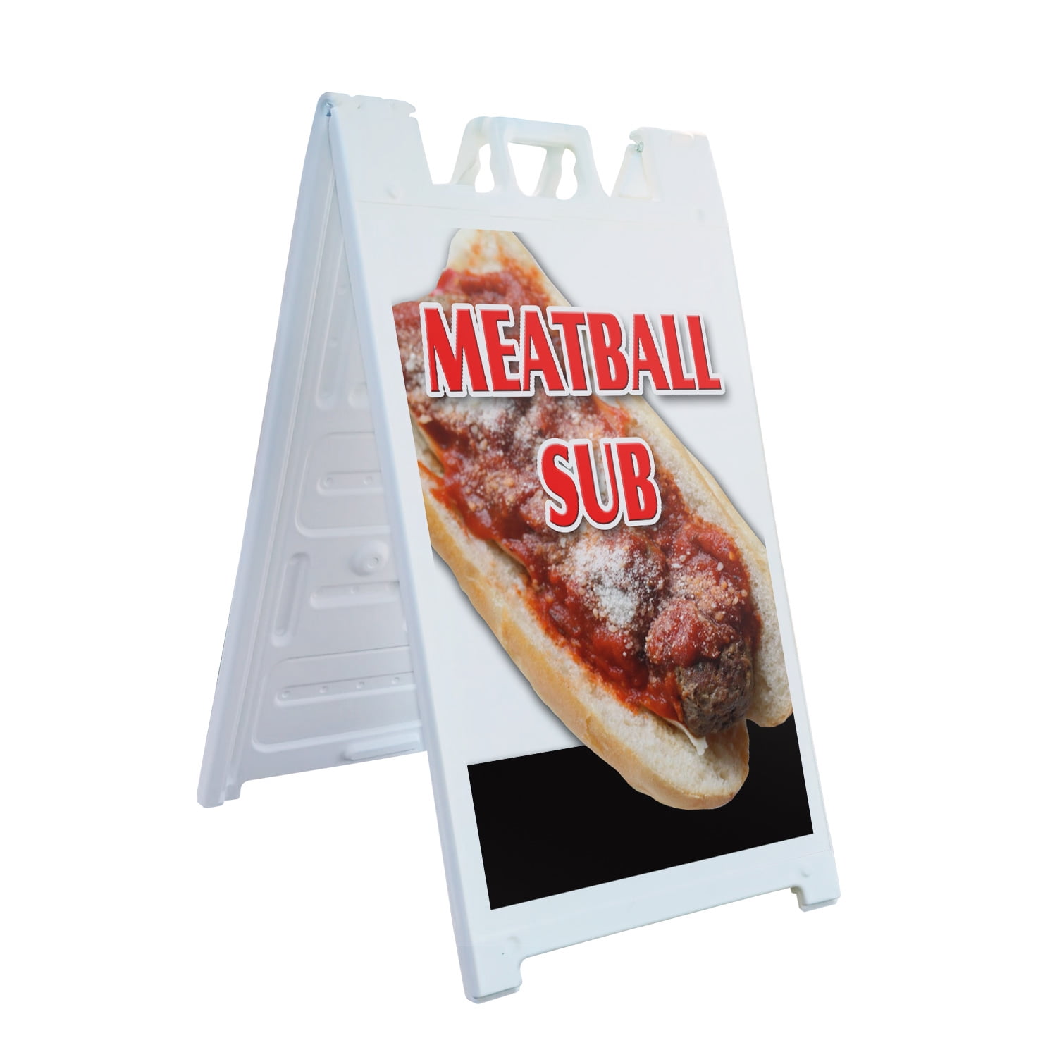 A-frame Sidewalk Meatball Sub 24" x 36" Double Sided A-Frame Sidewalk ...