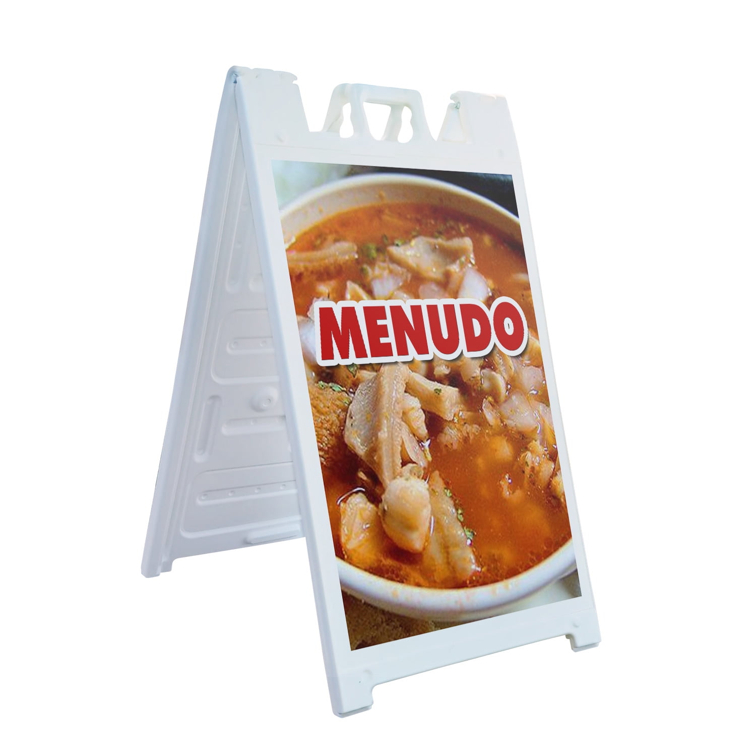A-frame Sidewalk Menudo 24" x 36" Double Sided A-Frame Sidewalk Sign ...