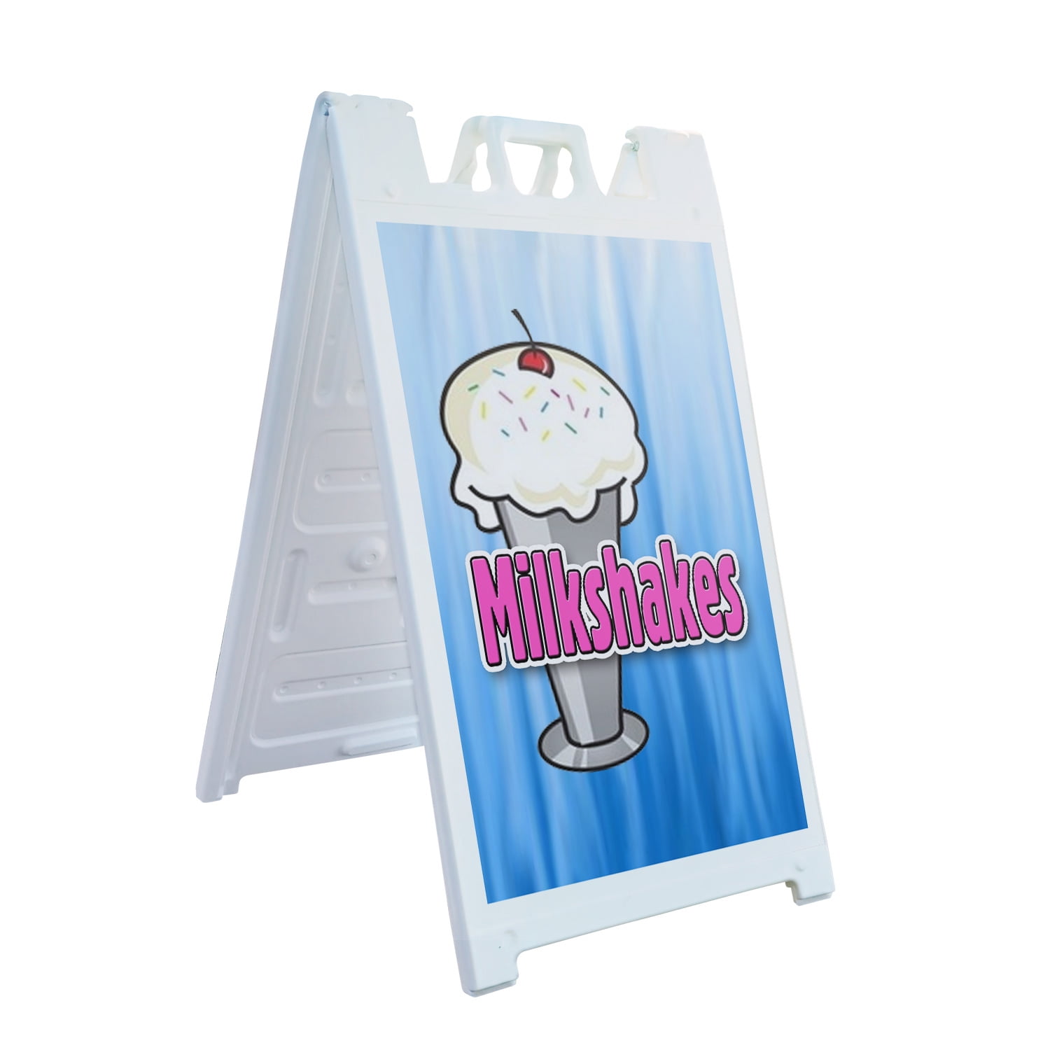 A-frame Sidewalk Milkshakes 24" x 36" Double Sided A-Frame Sidewalk ...