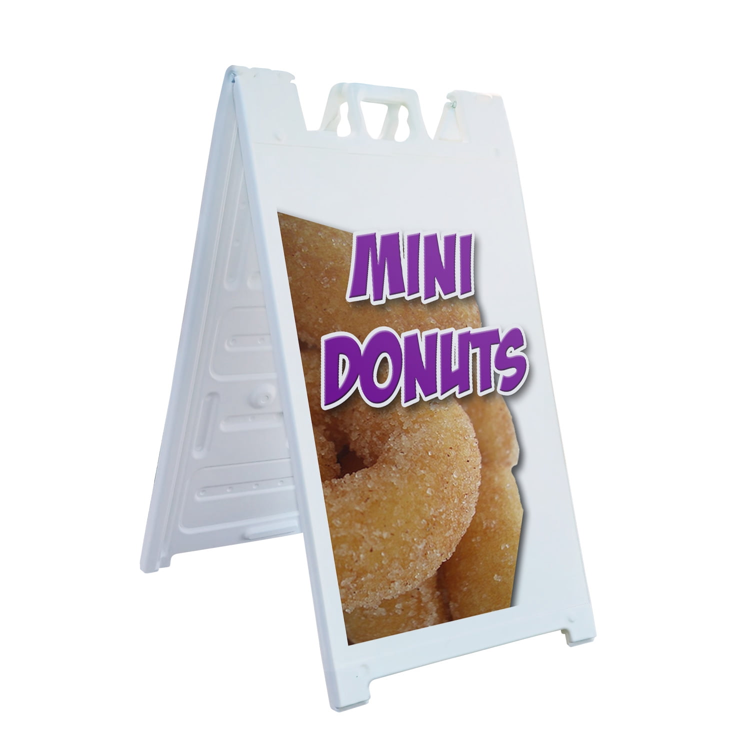 A-frame Sidewalk Mini Donuts 24" x 36" Double Sided A-Frame Sidewalk ...