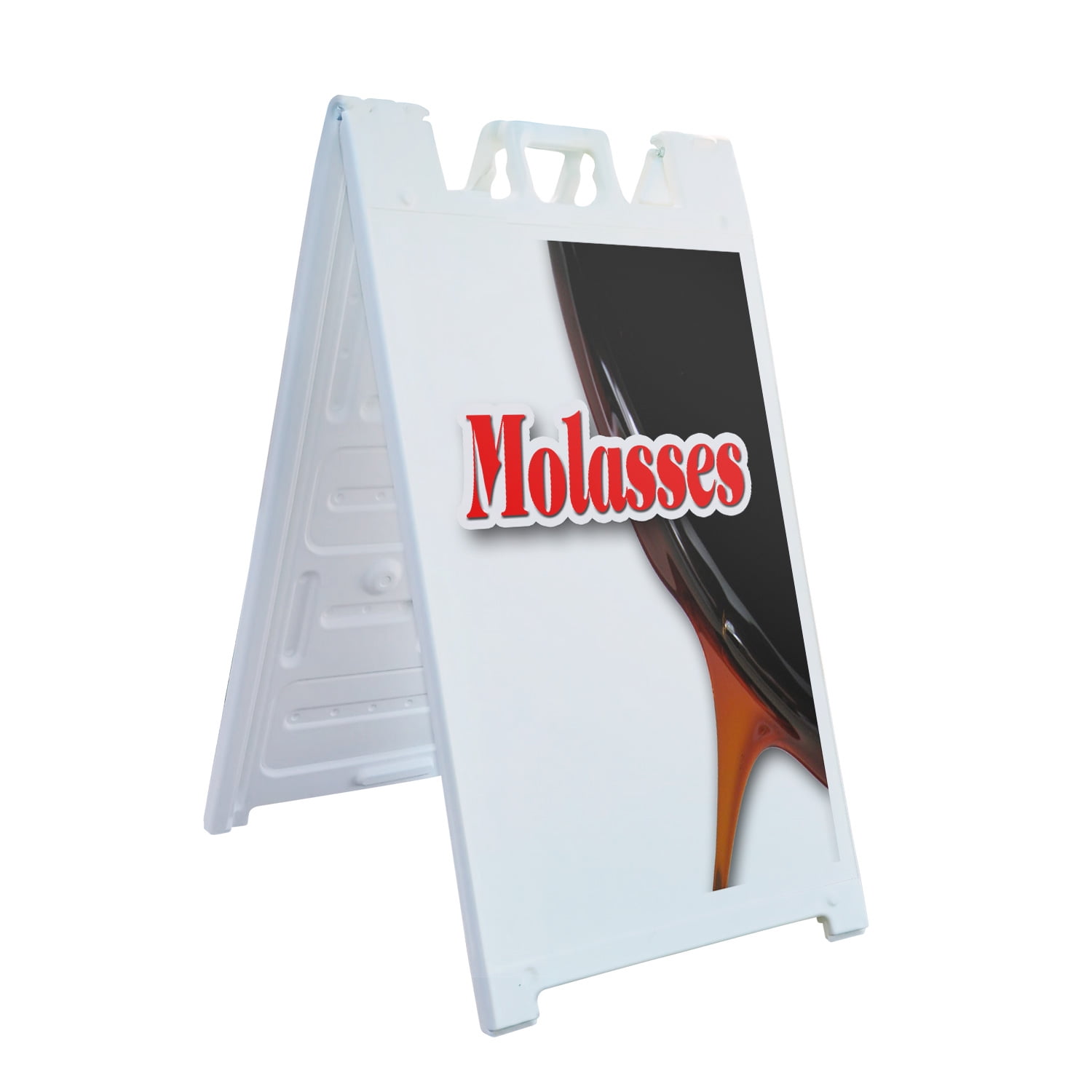 A-frame Sidewalk Molasses 24" x 36" Double Sided A-Frame Sidewalk Sign ...