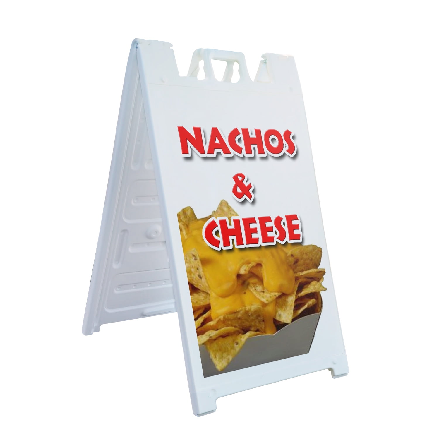 A-frame Sidewalk Nachos & Cheese 24" x 36" Double Sided A-Frame ...