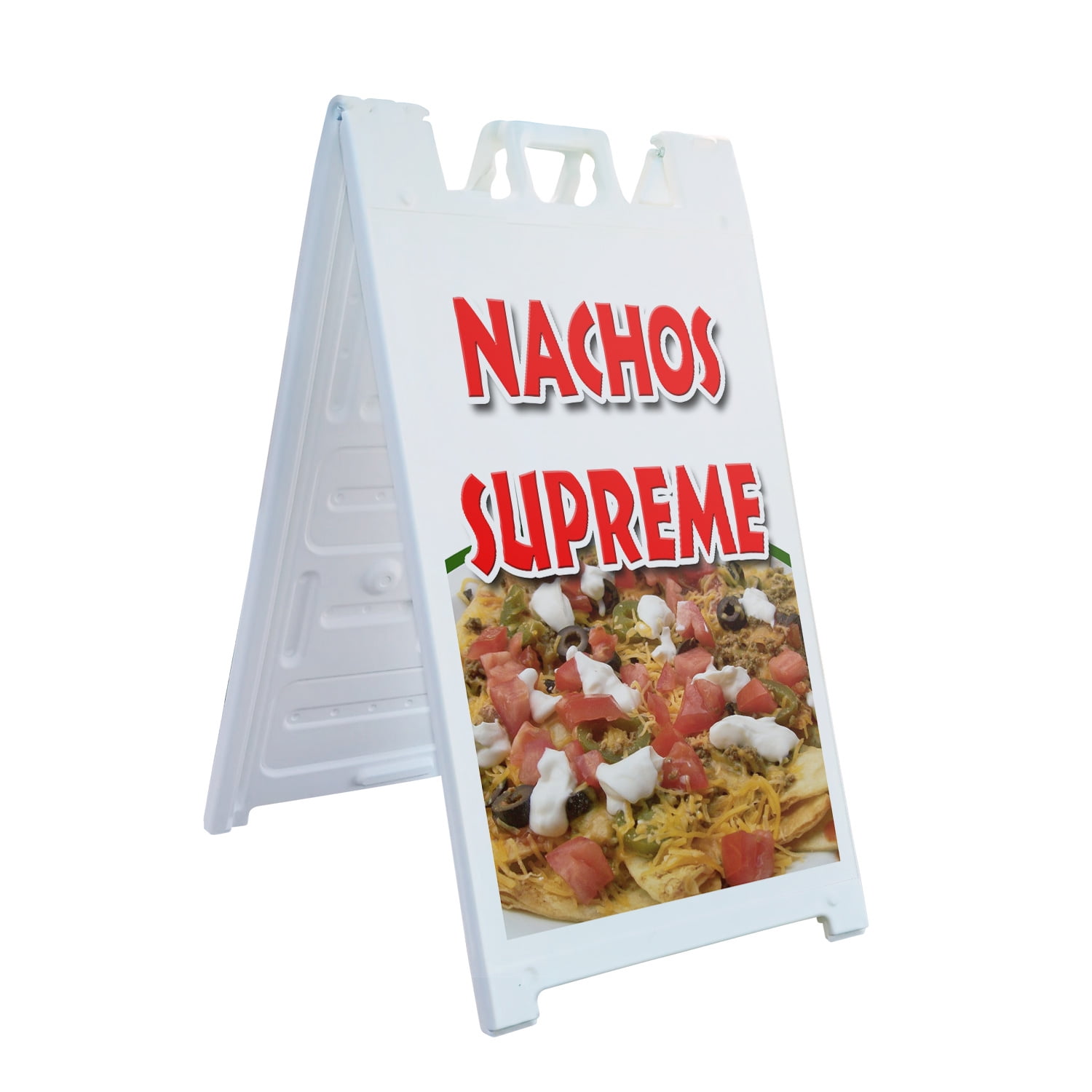 A-frame Sidewalk Nachos Supreme 24" x 36" Double Sided A-Frame Sidewalk ...