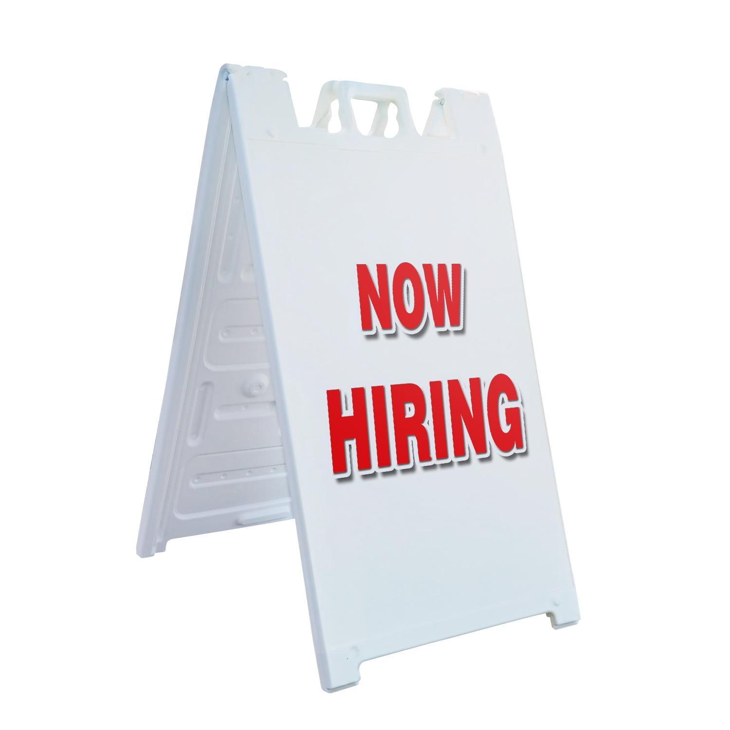 A-frame Sidewalk Now Hiring 24" x 36" Double Sided A-Frame Sidewalk ...