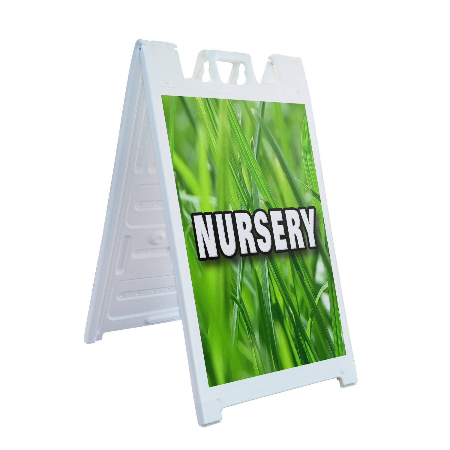 A-frame Sidewalk Nursery 24" x 36" Double Sided A-Frame Sidewalk Sign ...