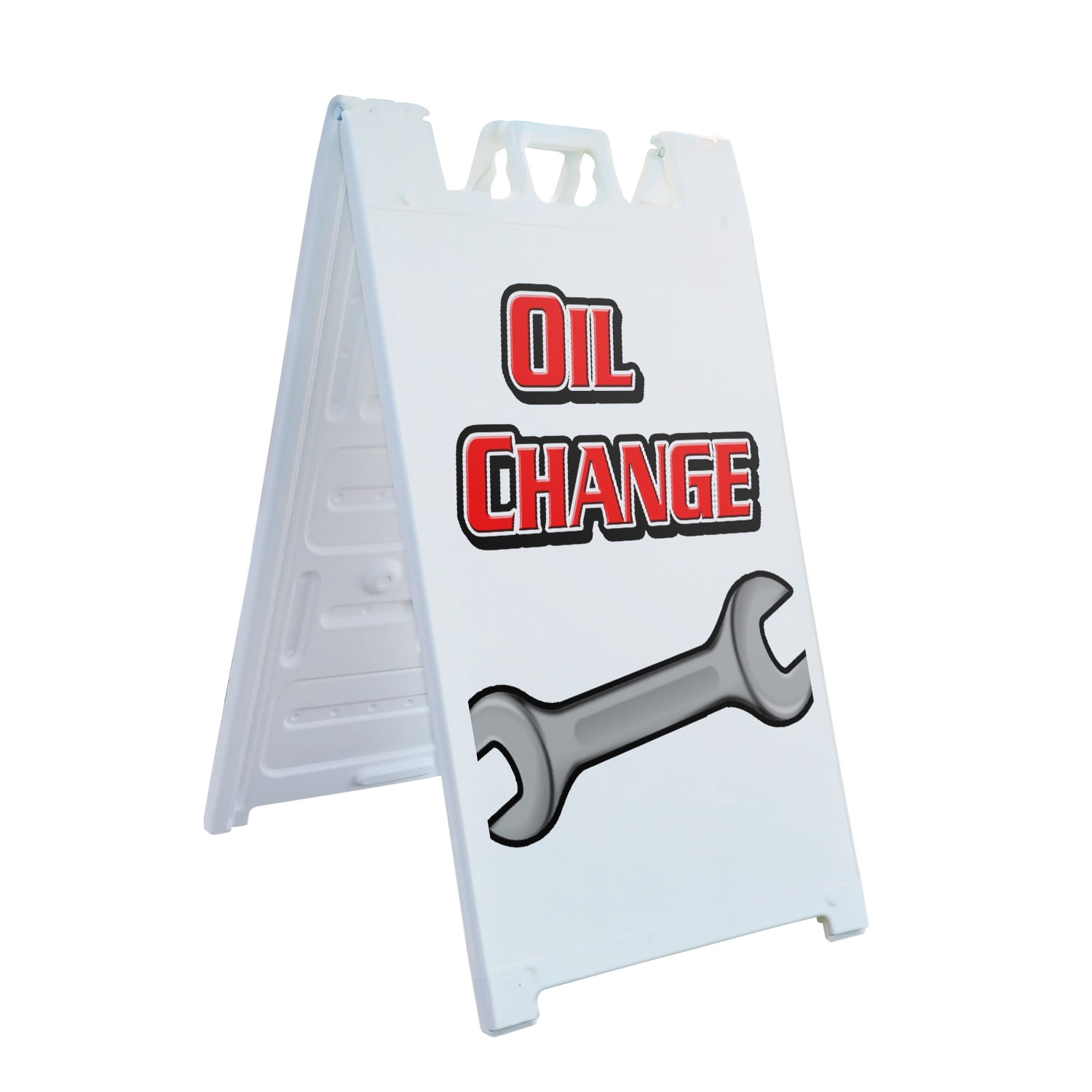 A-frame Sidewalk Oil Change 24" x 36" Double Sided A-Frame Sidewalk ...