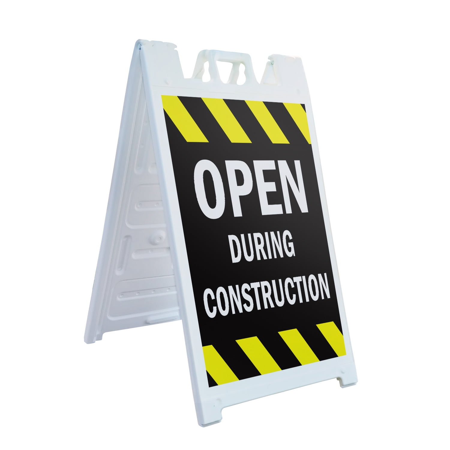 A-frame Sidewalk Open During Construction 24" x 36" Double Sided A ...