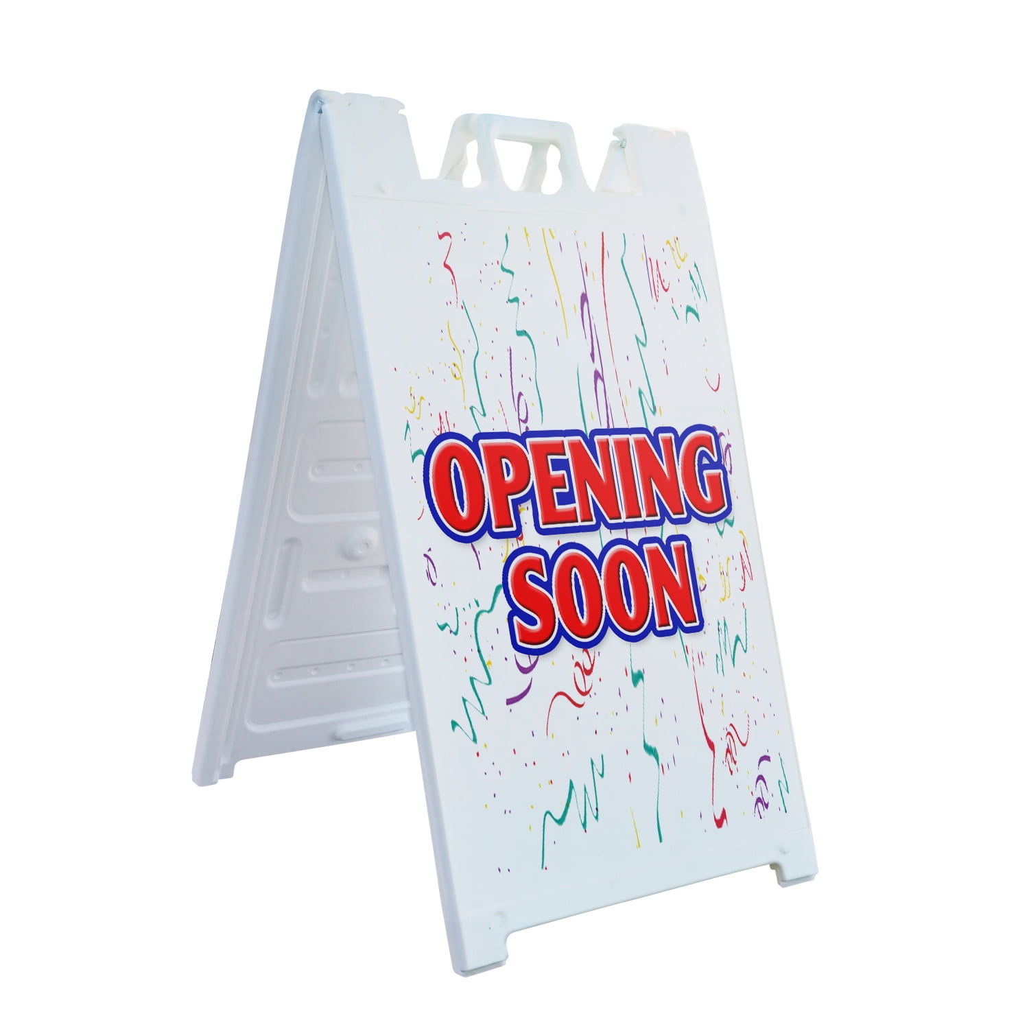 A-frame Sidewalk Opening Soon 24" x 36" Double Sided A-Frame Sidewalk ...