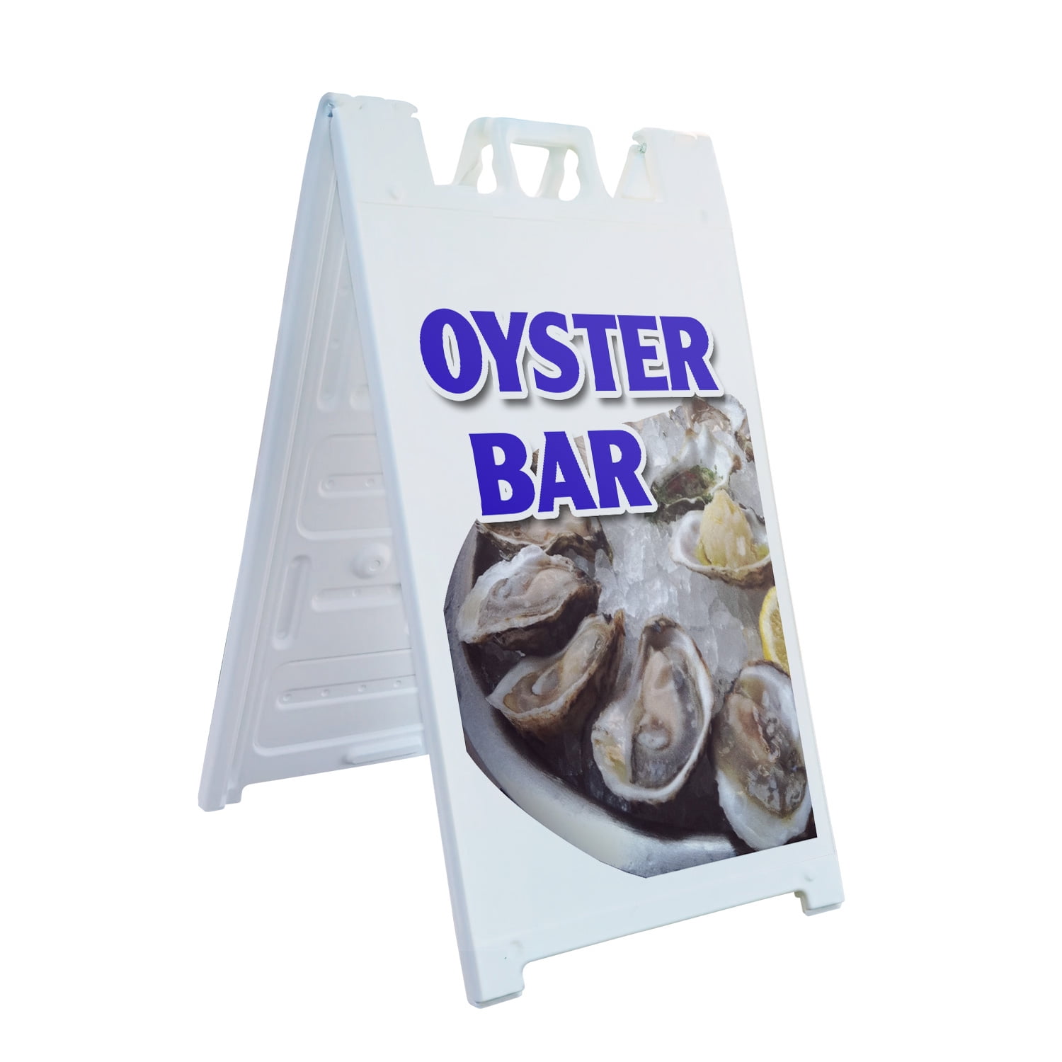 A-frame Sidewalk Oyster Bar 24" x 36" Double Sided A-Frame Sidewalk ...