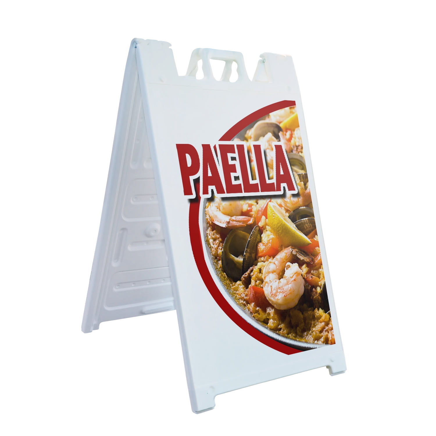 A-frame Sidewalk Paella 24" x 36" Double Sided A-Frame Sidewalk Sign ...