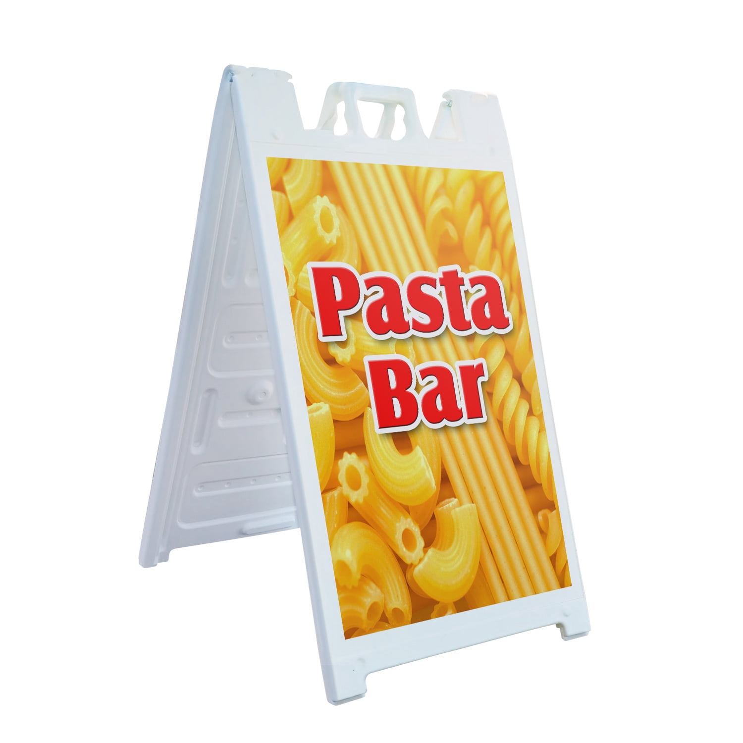 A-frame Sidewalk Pasta Bar 24" x 36" Double Sided A-Frame Sidewalk Sign ...