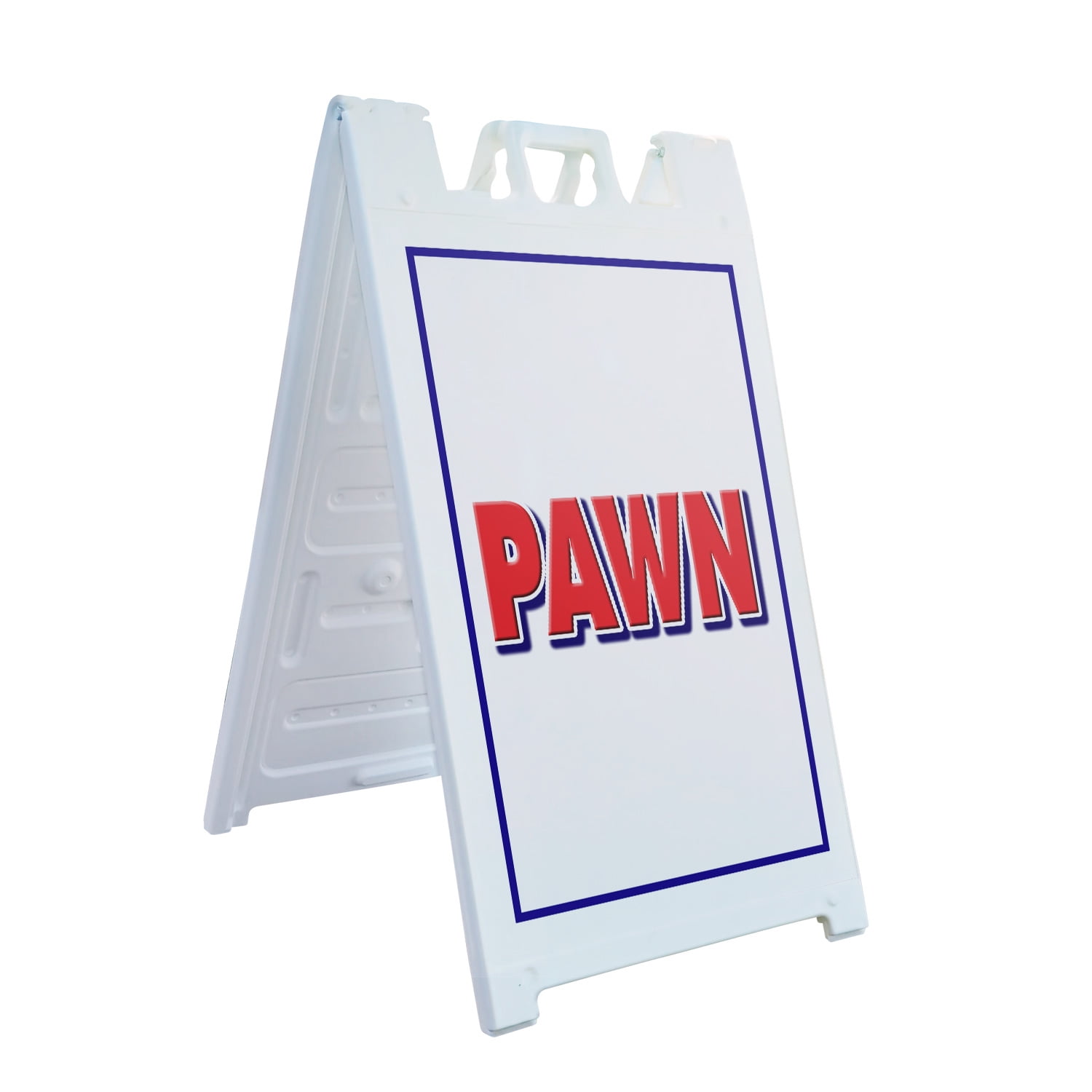 A-frame Sidewalk Pawn 24" x 36" Double Sided A-Frame Sidewalk Sign ...