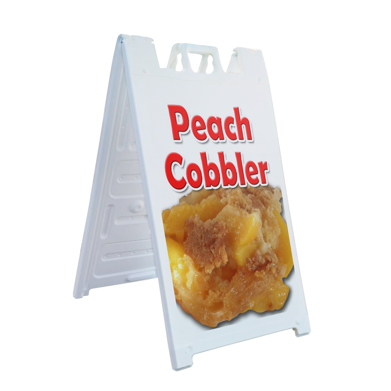 A-frame Sidewalk Peach Cobbler 24" x 36" Double Sided A-Frame Sidewalk ...