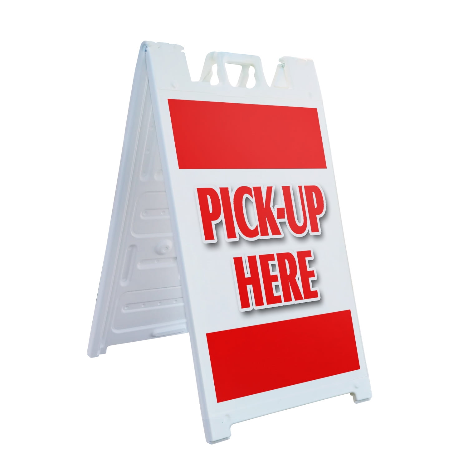 A-frame Sidewalk Pick-up Here 24" x 36" Double Sided A-Frame Sidewalk ...
