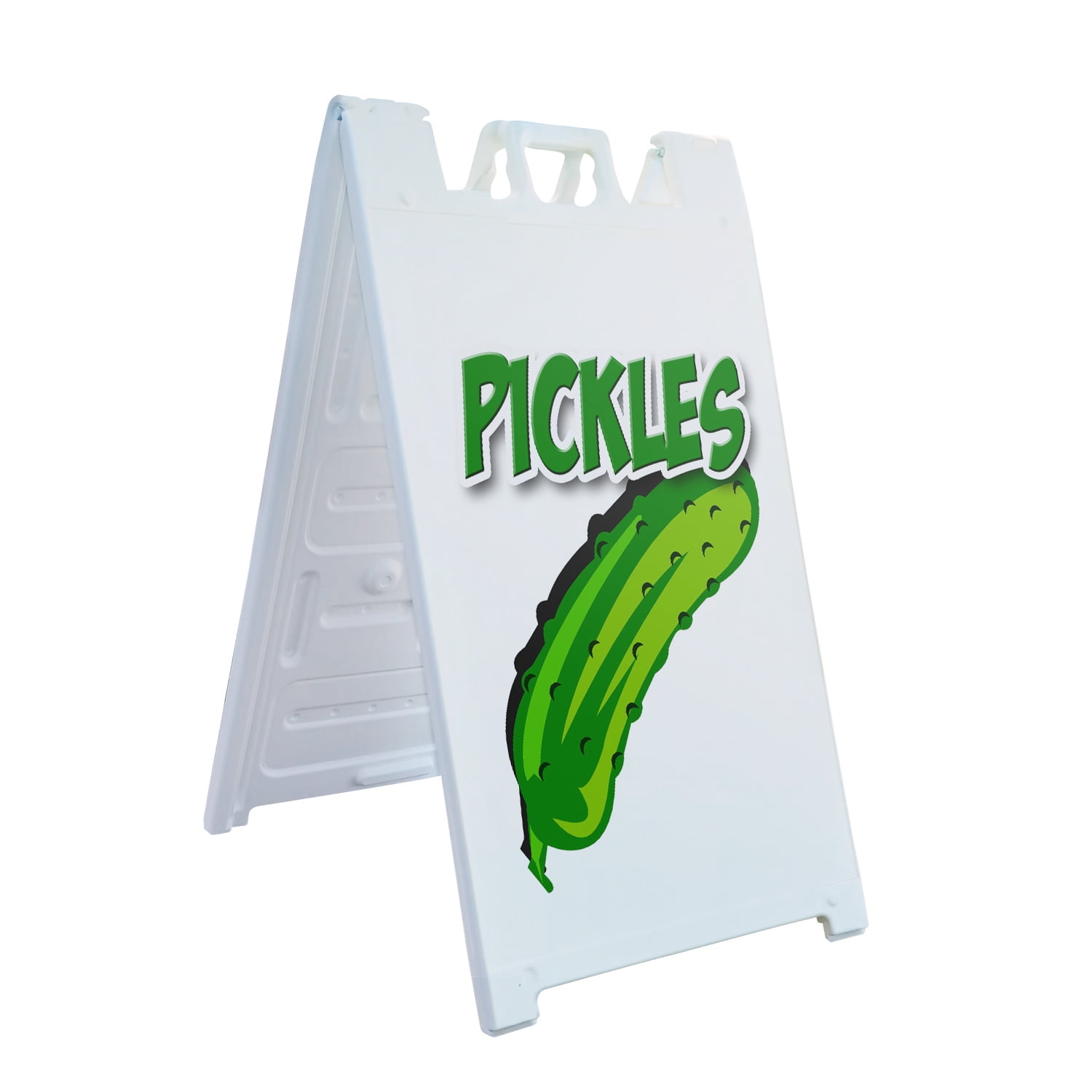 A-frame Sidewalk Pickles 24" x 36" Double Sided A-Frame Sidewalk Sign ...