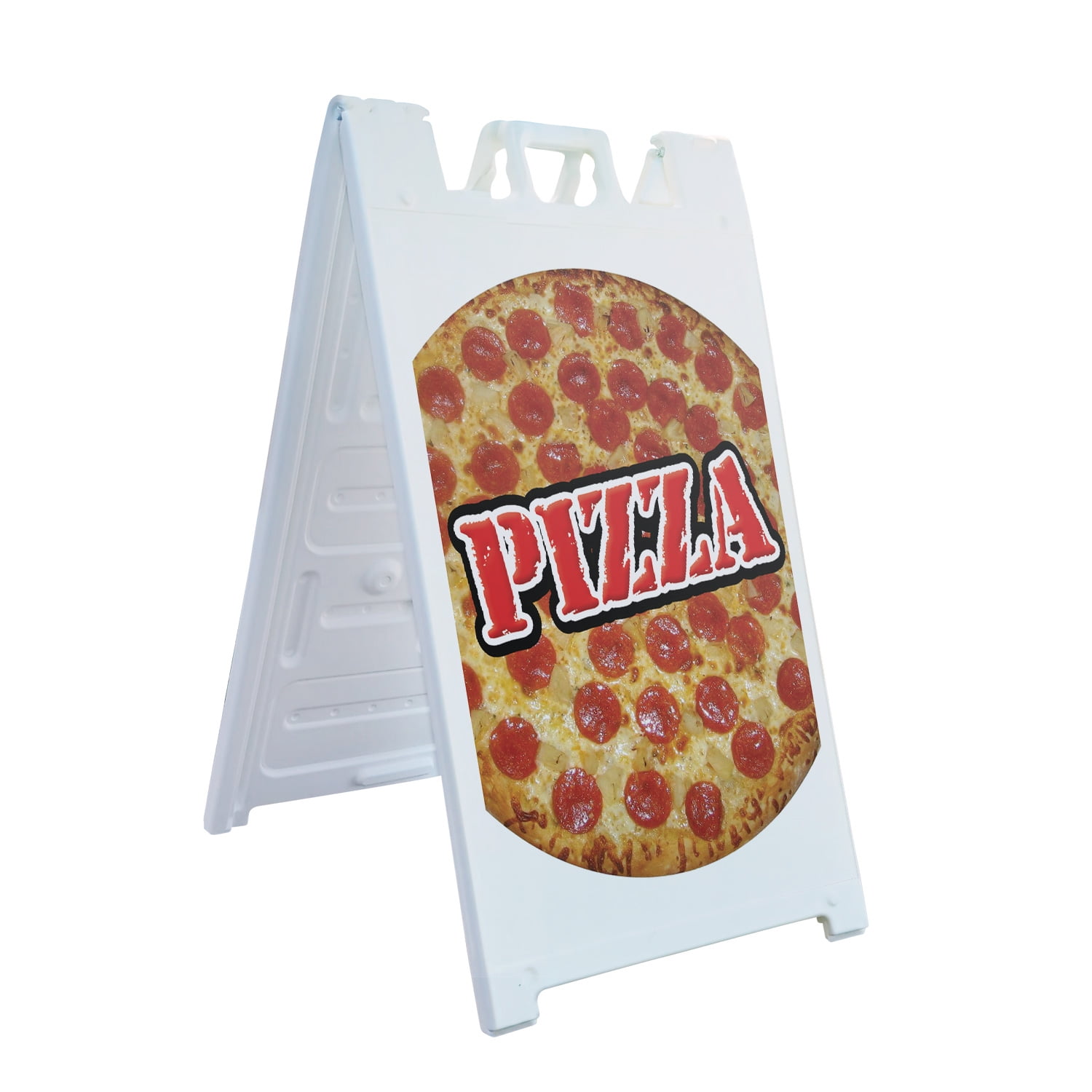 A-frame Sidewalk Pizza 24" x 36" Double Sided A-Frame Sidewalk Sign ...