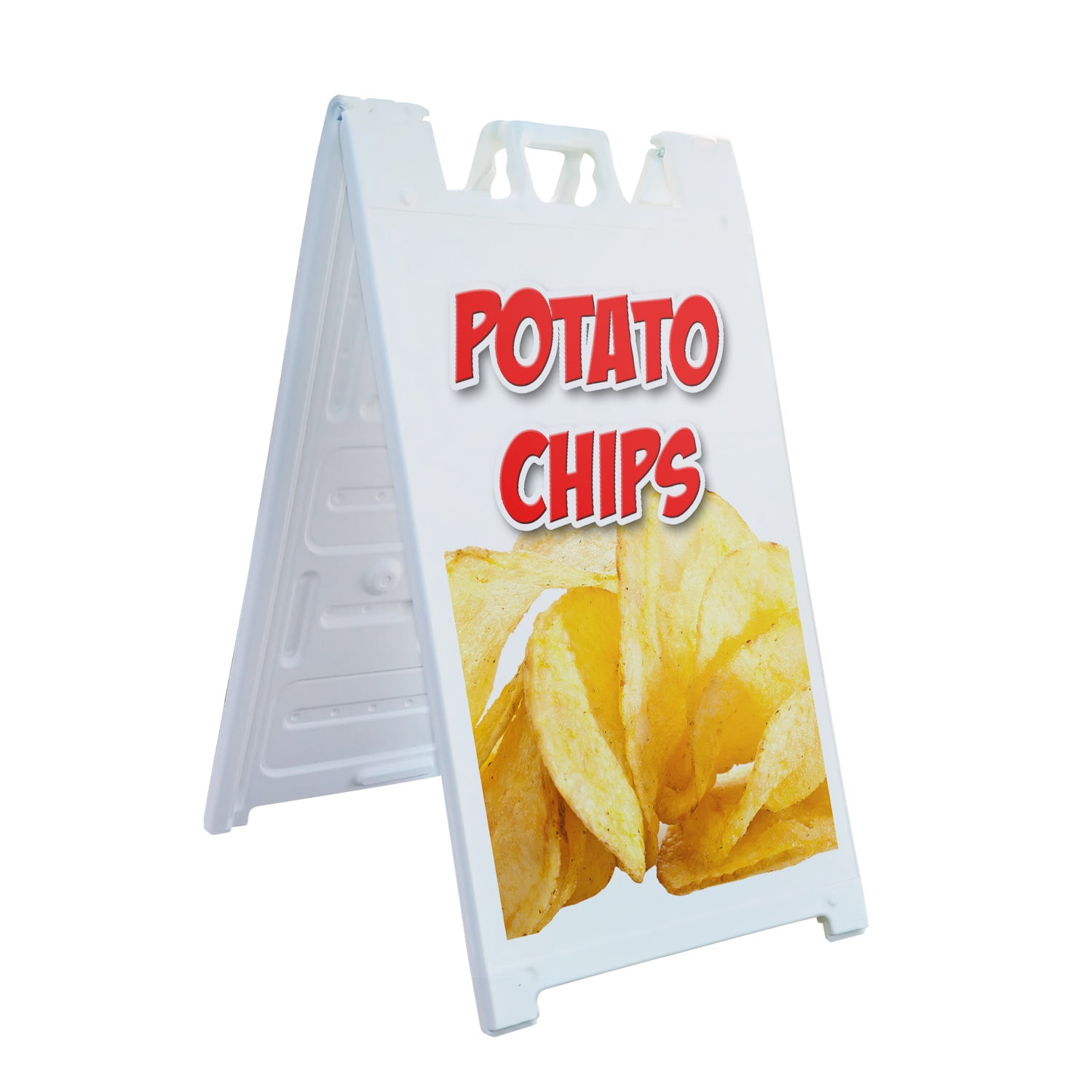 A-frame Sidewalk Potato Chips 24" x 36" Double Sided A-Frame Sidewalk ...