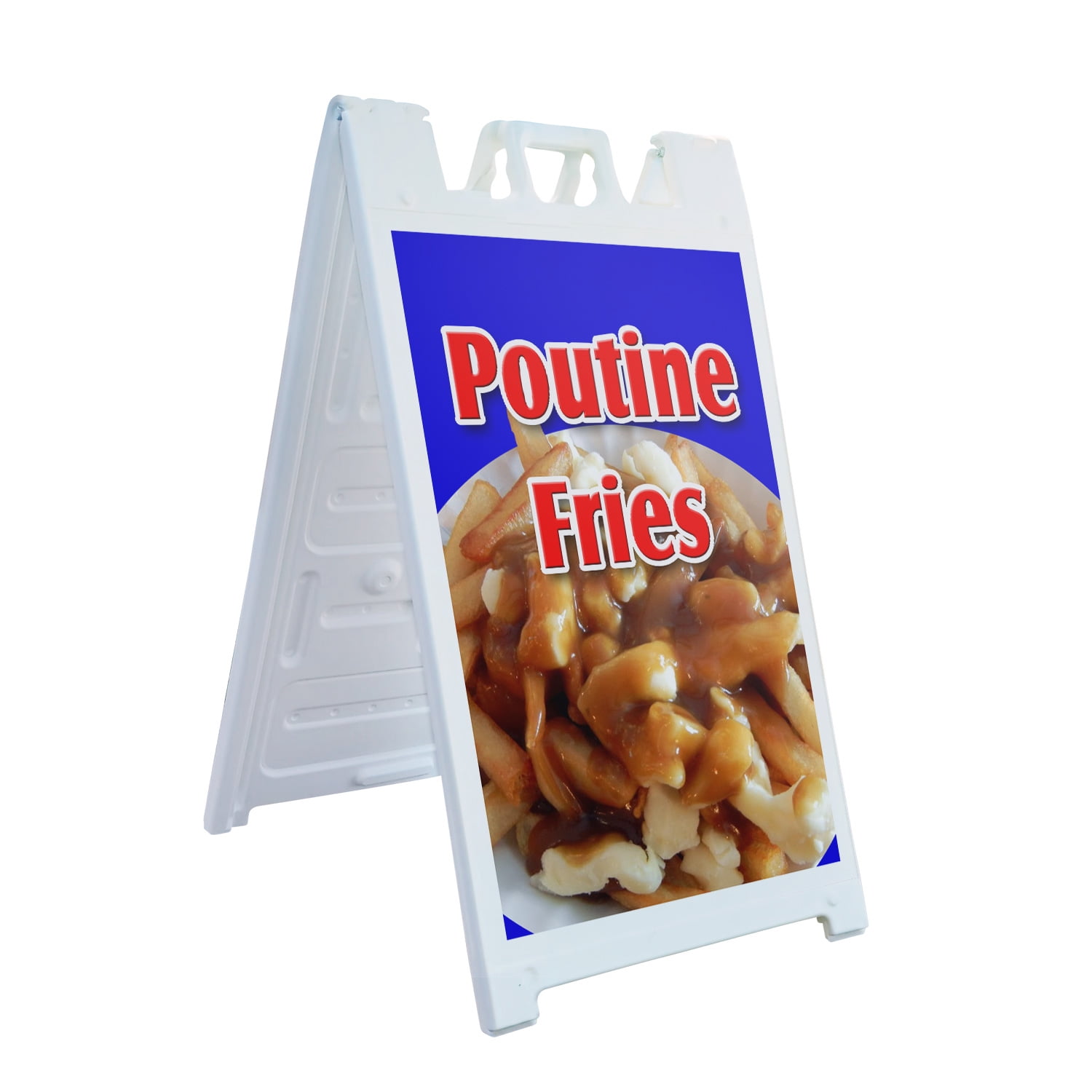 A-frame Sidewalk Poutine Fries 24" x 36" Double Sided A-Frame Sidewalk ...