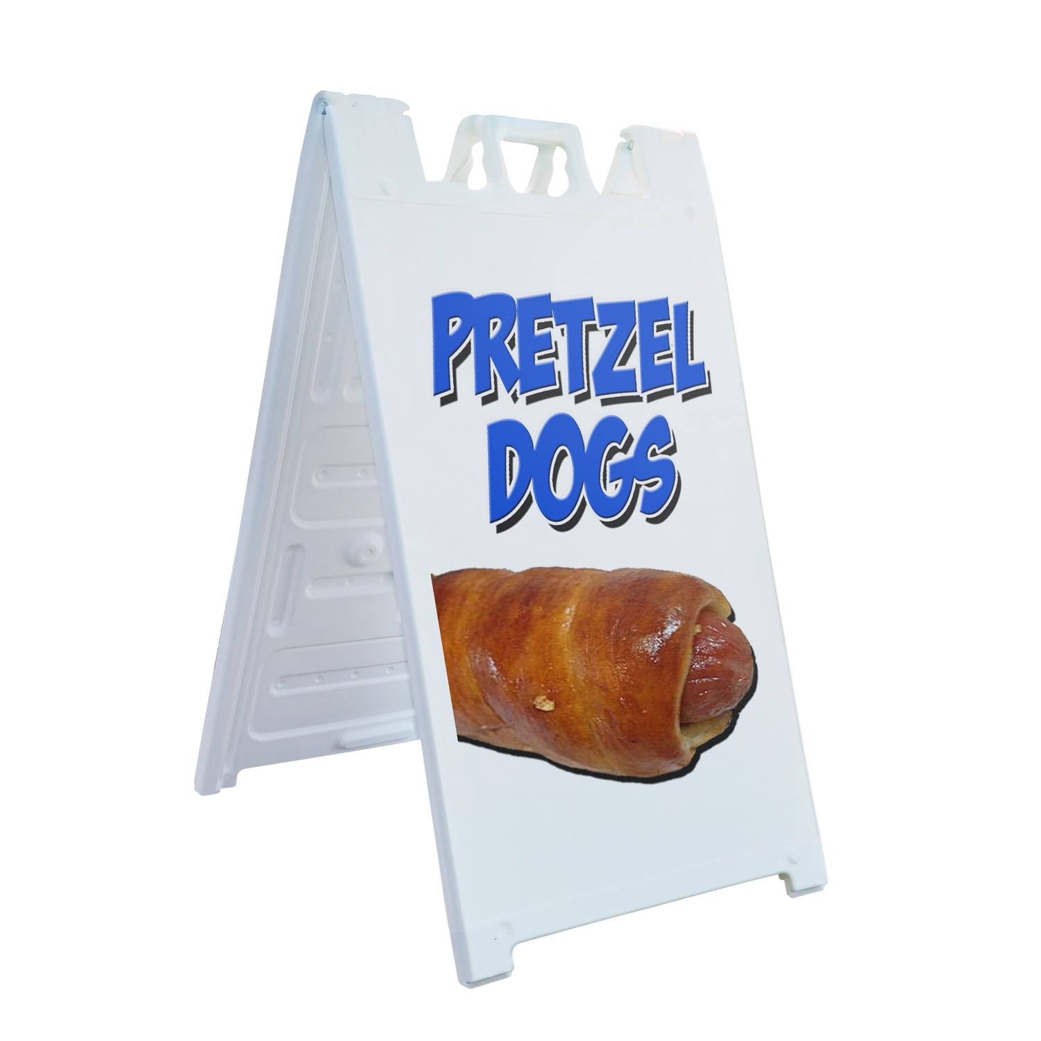 A-frame Sidewalk Pretzel Dogs 24" x 36" Double Sided A-Frame Sidewalk ...