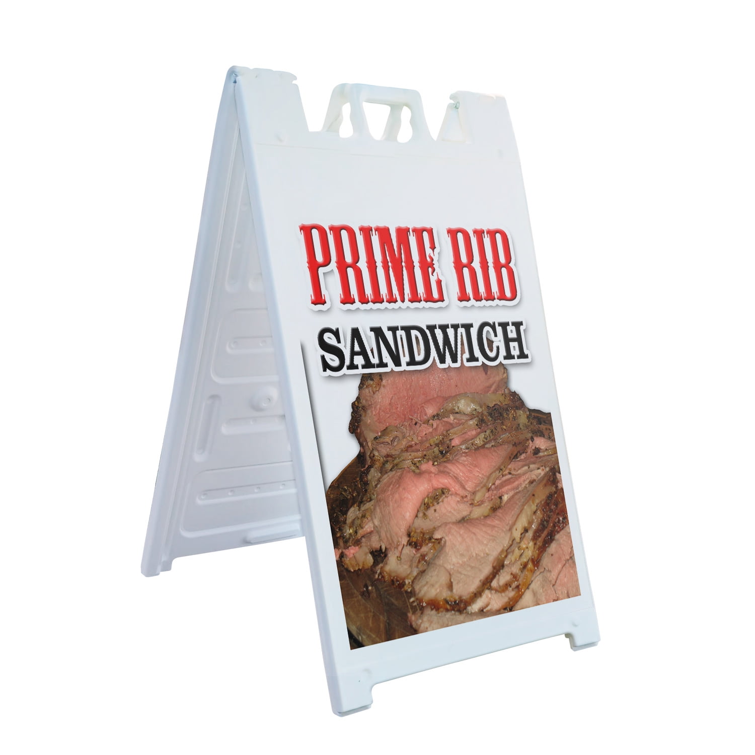 A-frame Sidewalk Prime Rib Sandwich 24" x 36" Double Sided A-Frame ...