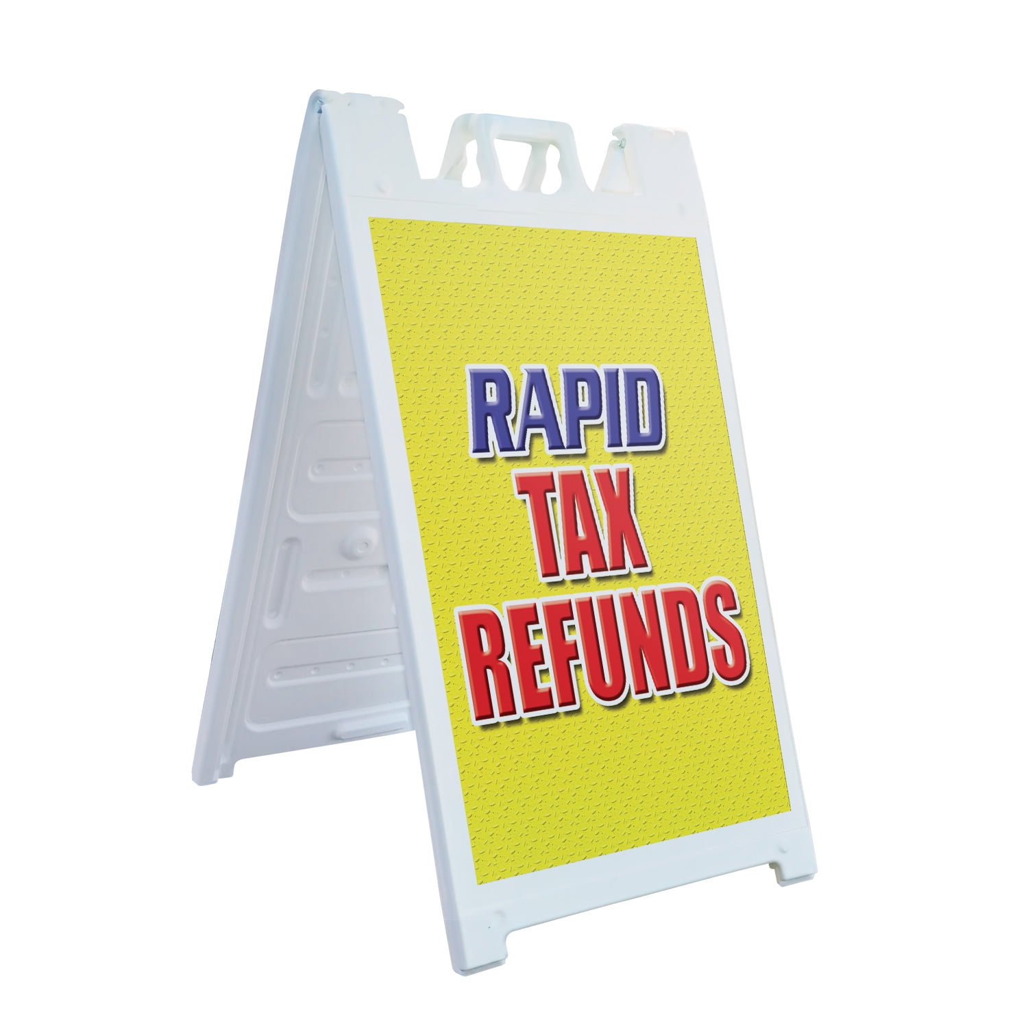 A-frame Sidewalk Rapid Tax Refunds 24" x 36" Double Sided A-Frame ...