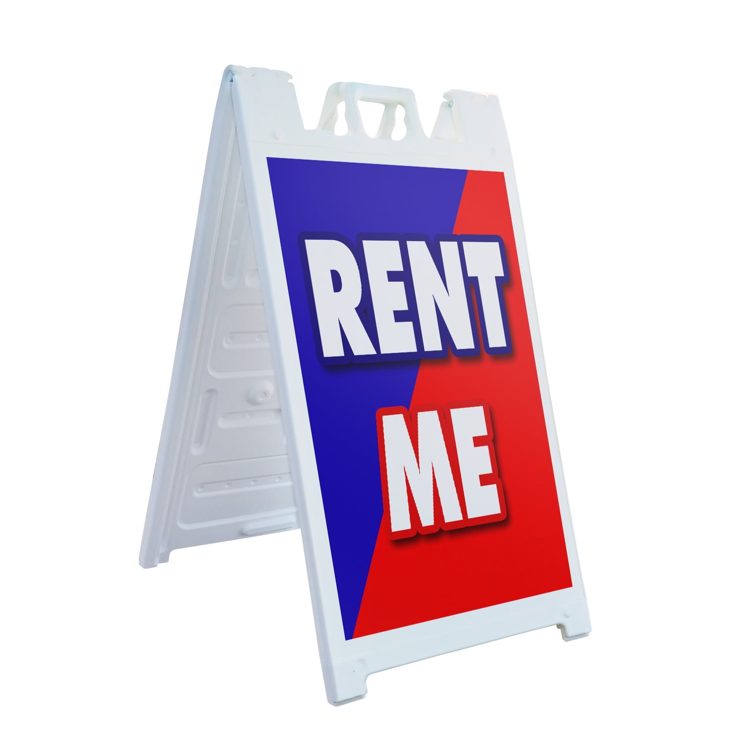 A-frame Sidewalk Rent Me 24" x 36" Double Sided A-Frame Sidewalk Sign ...