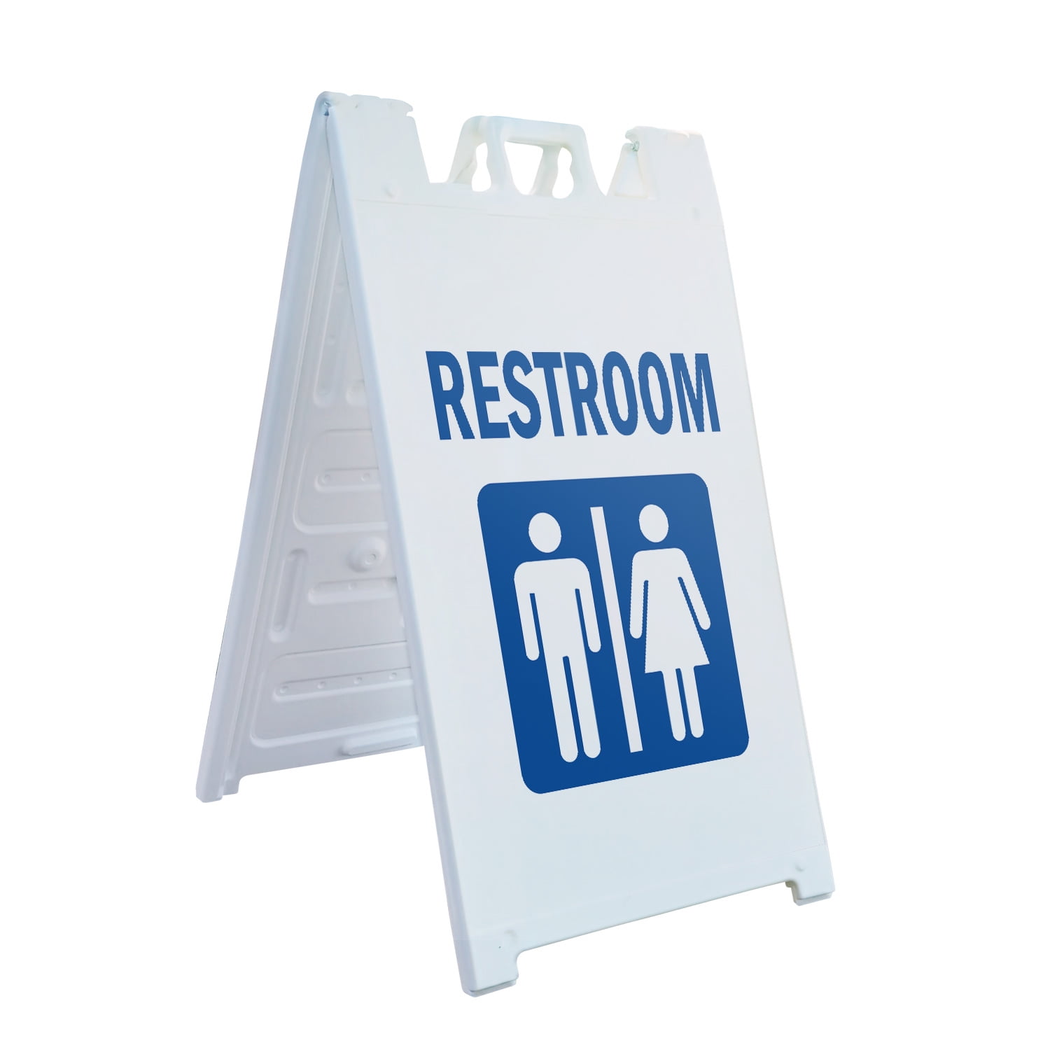A-frame Sidewalk Restroom 24" x 36" Double Sided A-Frame Sidewalk Sign ...
