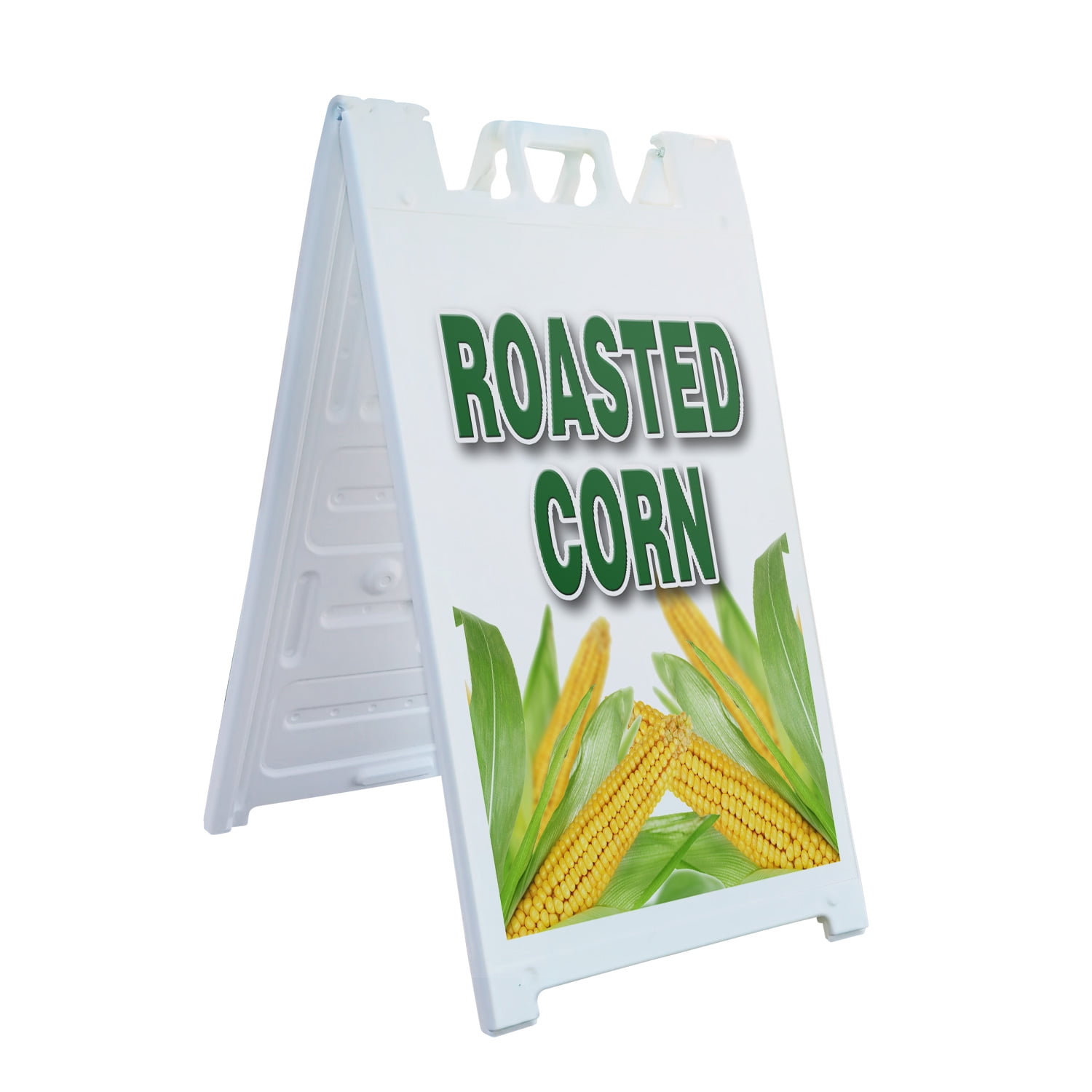 A-frame Sidewalk Roasted Corn 1 24" x 36" Double Sided A-Frame Sidewalk ...