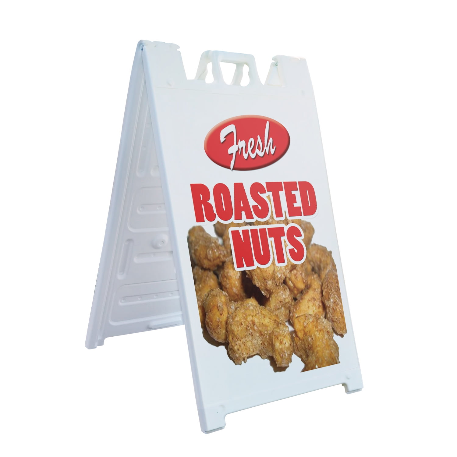 A-frame Sidewalk Roasted Nuts 24" x 36" Double Sided A-Frame Sidewalk ...