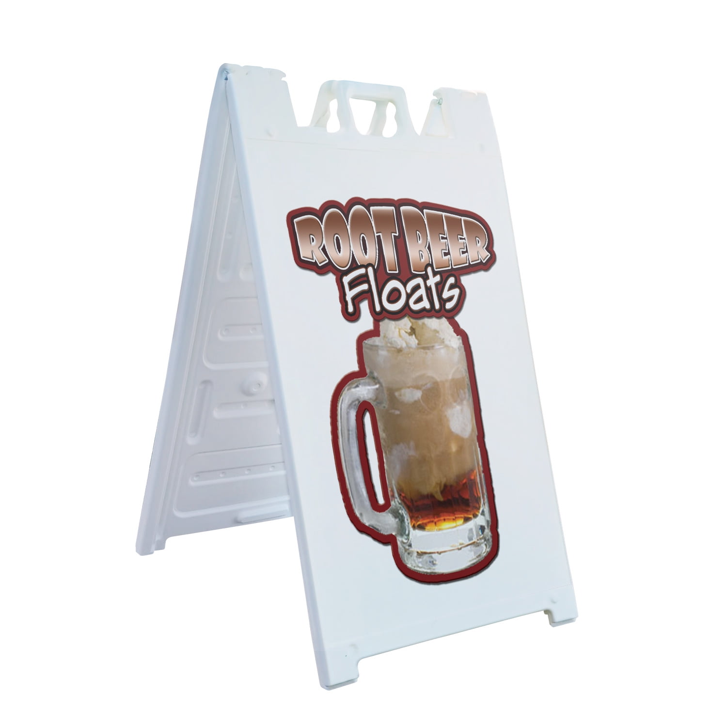 A-frame Sidewalk Root Beer Float 24" x 36" Double Sided A-Frame ...