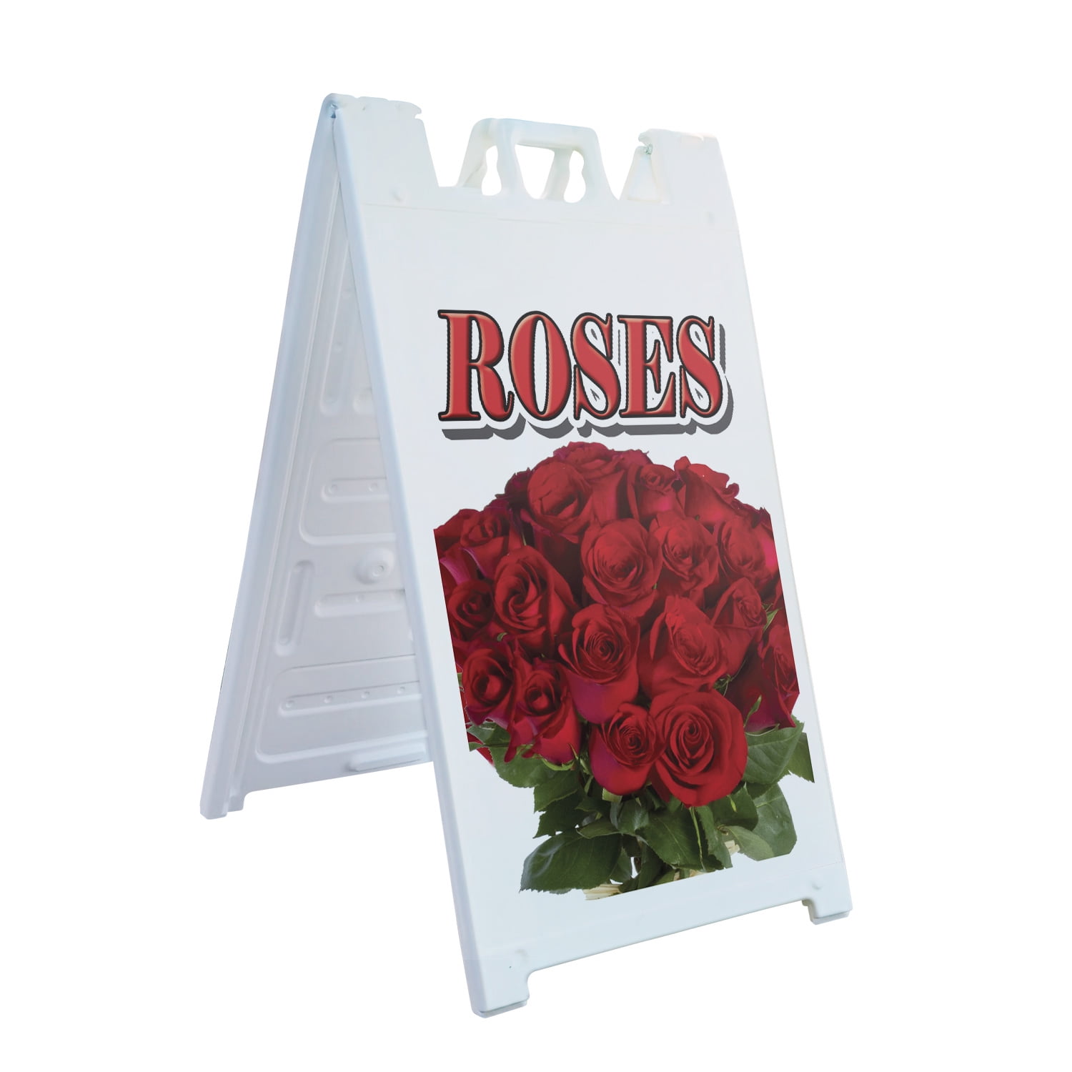 A-frame Sidewalk Roses 24" x 36" Double Sided A-Frame Sidewalk Sign ...