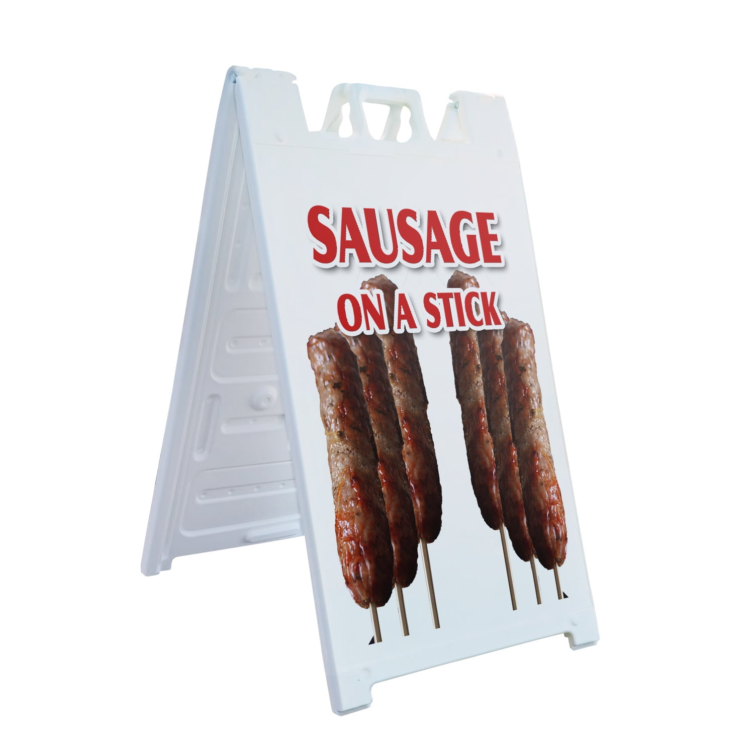 A-frame Sidewalk Sausage On A Stick 24" x 36" Double Sided A-Frame ...