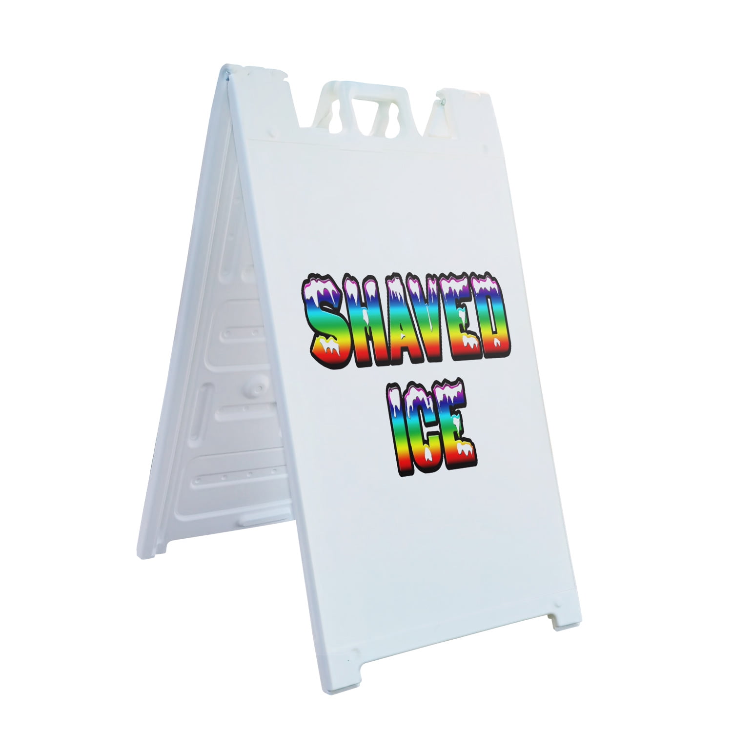 A-frame Sidewalk Shaved Ice 24" x 36" Double Sided A-Frame Sidewalk ...