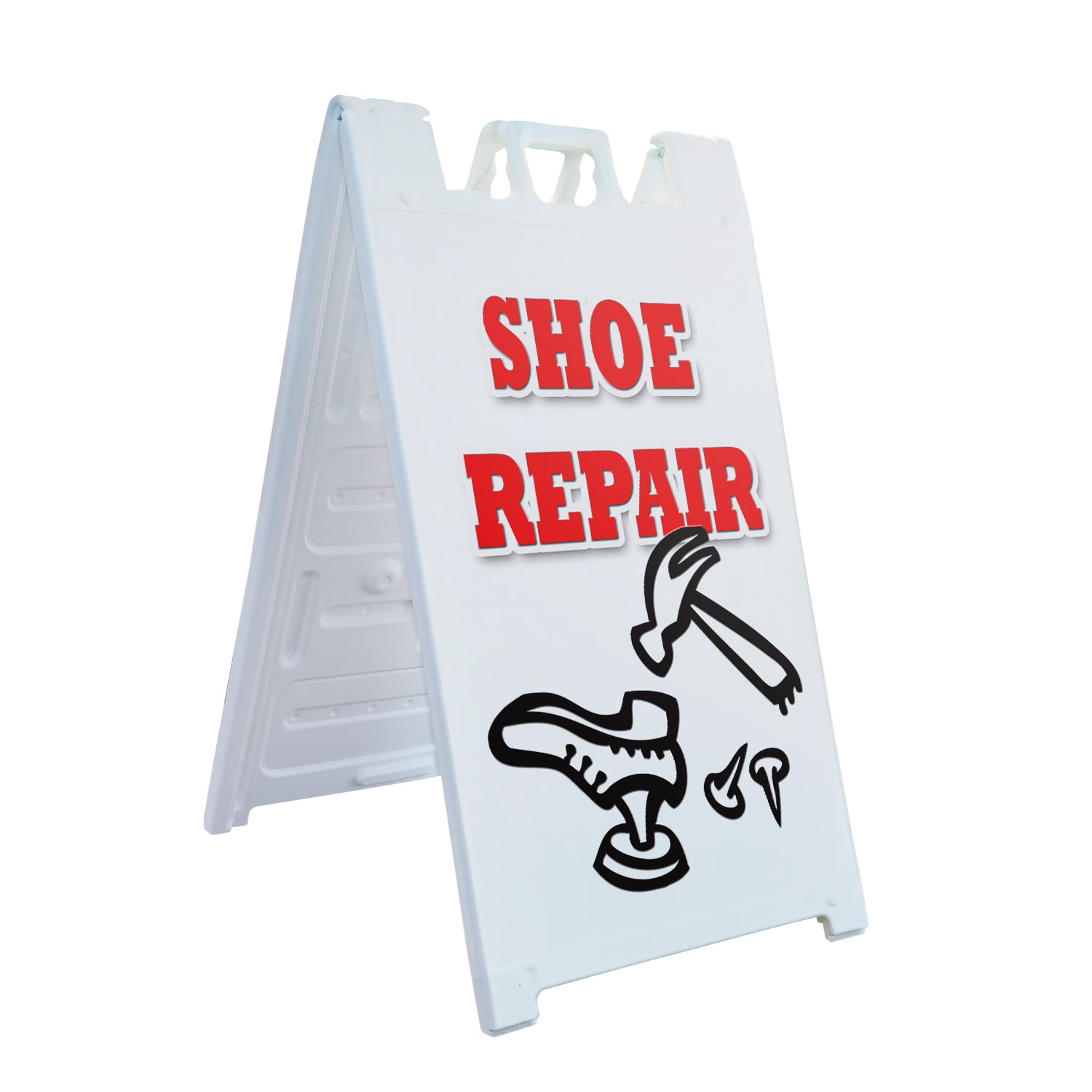 A-frame Sidewalk Shoe Repair 24" x 36" Double Sided A-Frame Sidewalk ...