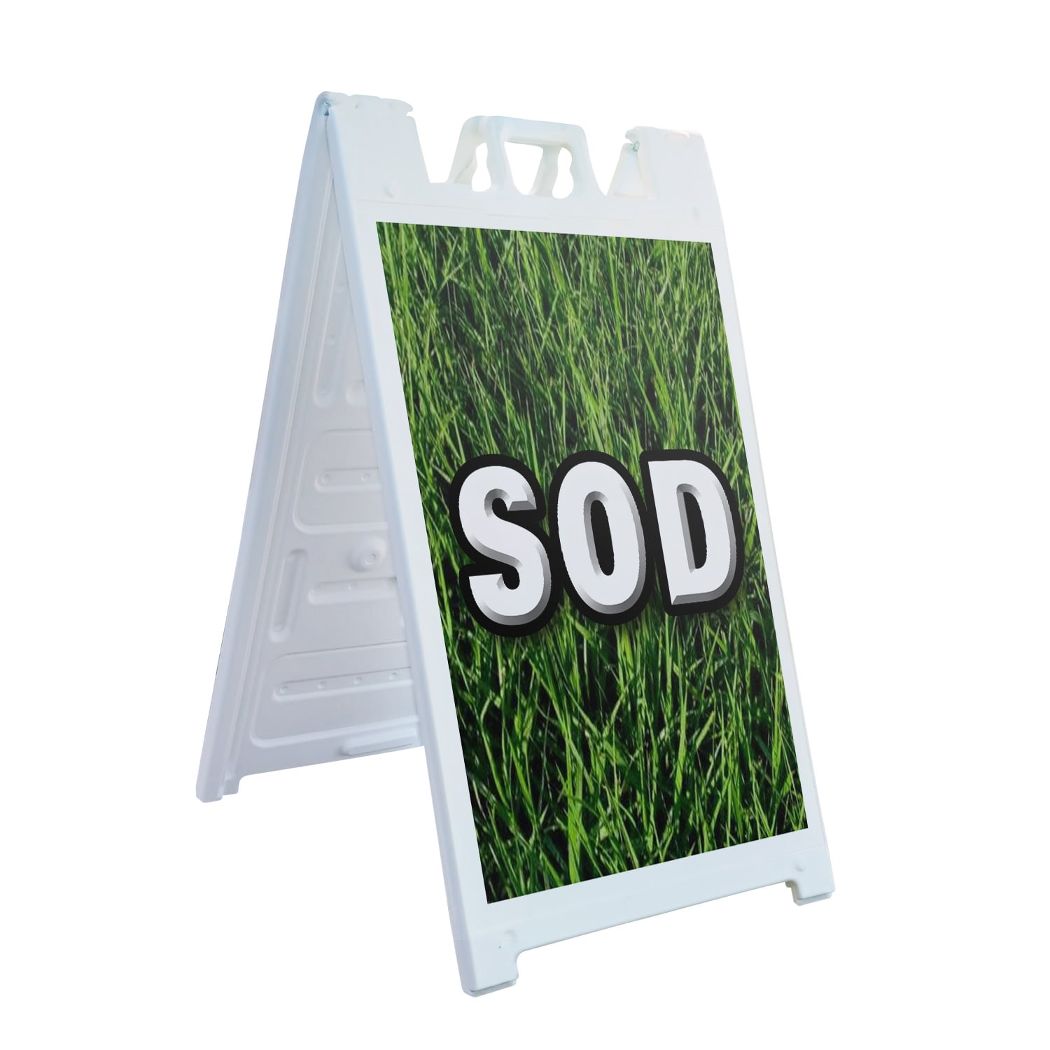 A-frame Sidewalk Sod 24" x 36" Double Sided A-Frame Sidewalk Sign ...