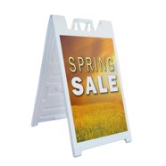 M&T Displays Black Street SignPro Board, Weatherproof A-Frame Sidewalk ...