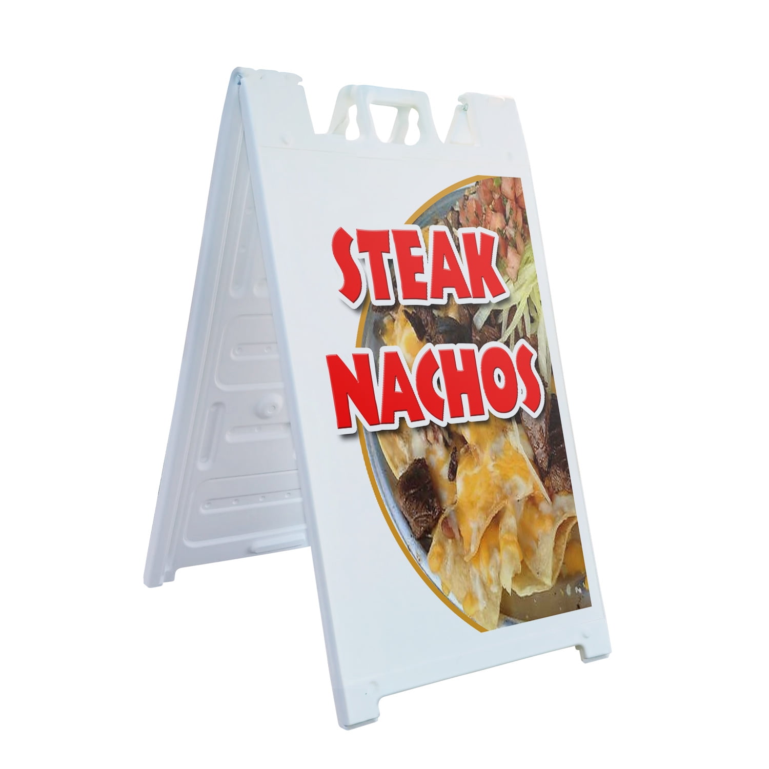 A-frame Sidewalk Steak Nachos 24" x 36" Double Sided A-Frame Sidewalk ...
