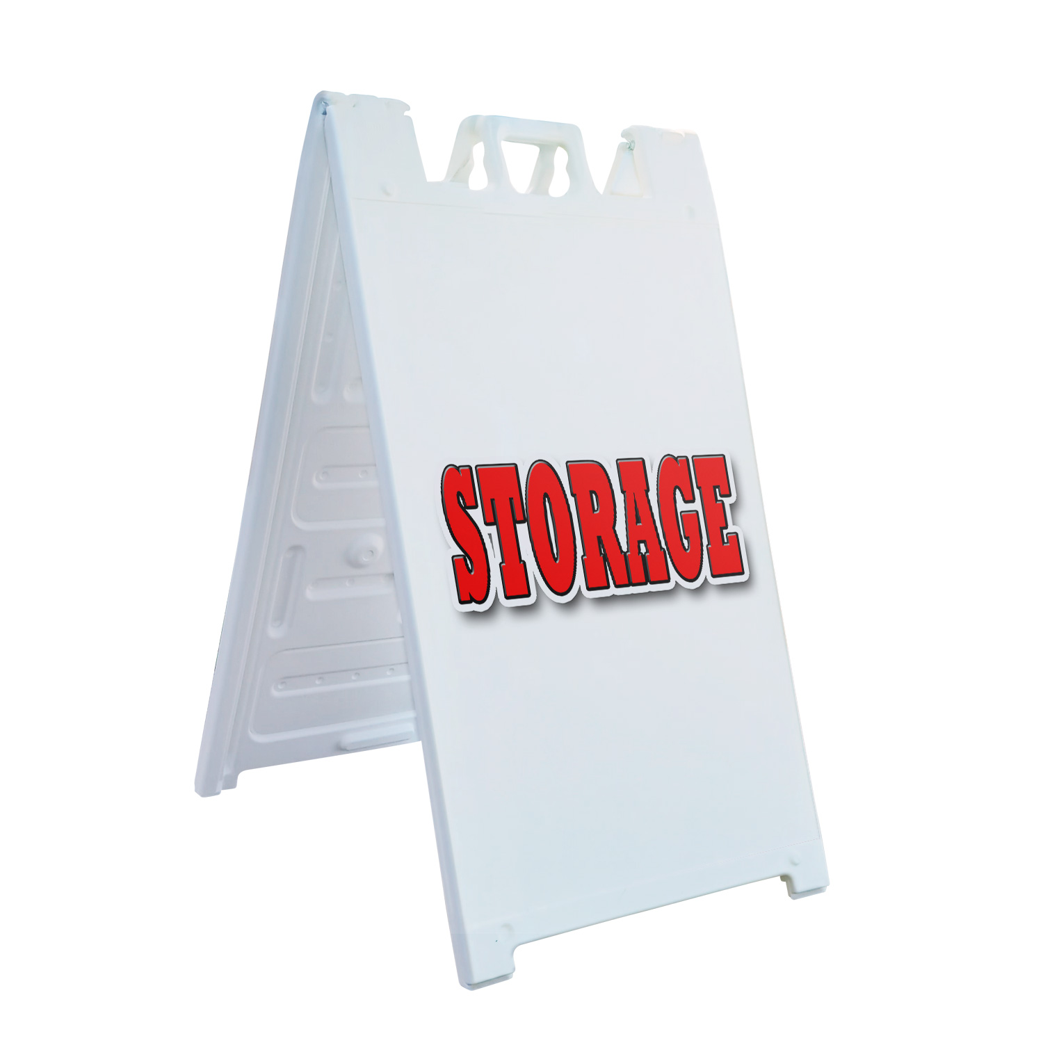 A-frame Sidewalk Storage 24" x 36" Double Sided A-Frame Sidewalk Sign ...