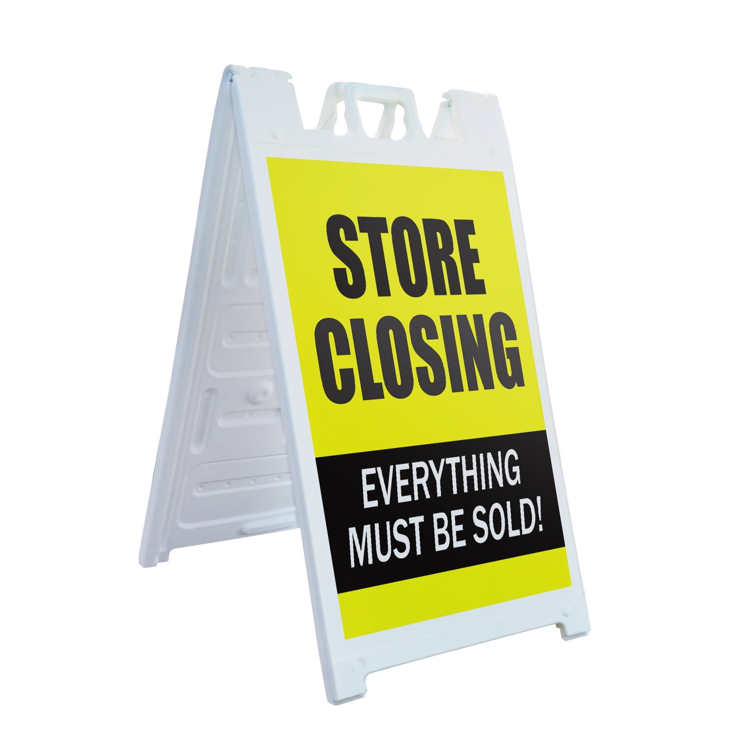 A-frame Sidewalk Store Closing 24" x 36" Double Sided A-Frame Sidewalk ...