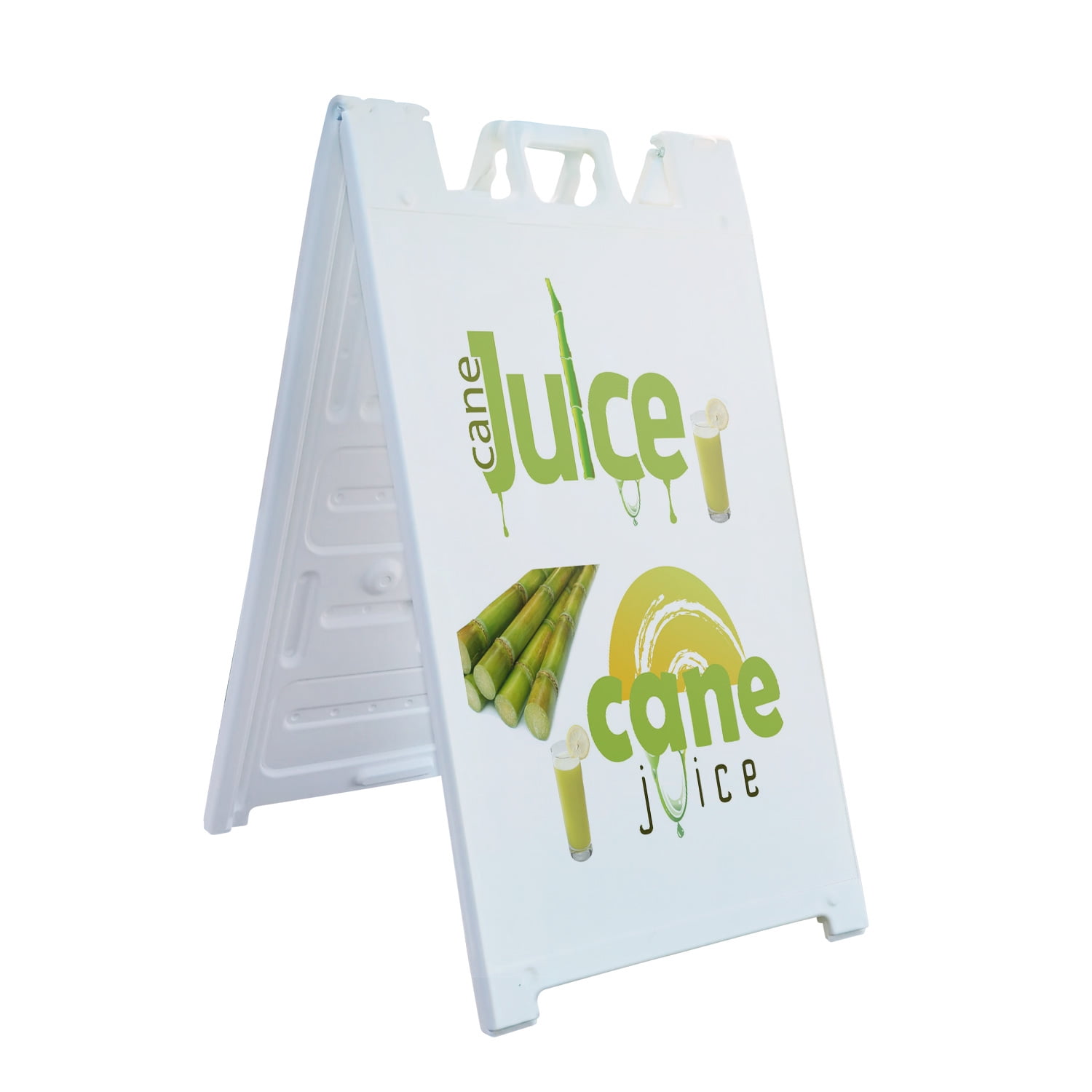 A-frame Sidewalk Sugar Cane Juice 24" x 36" Double Sided A-Frame ...