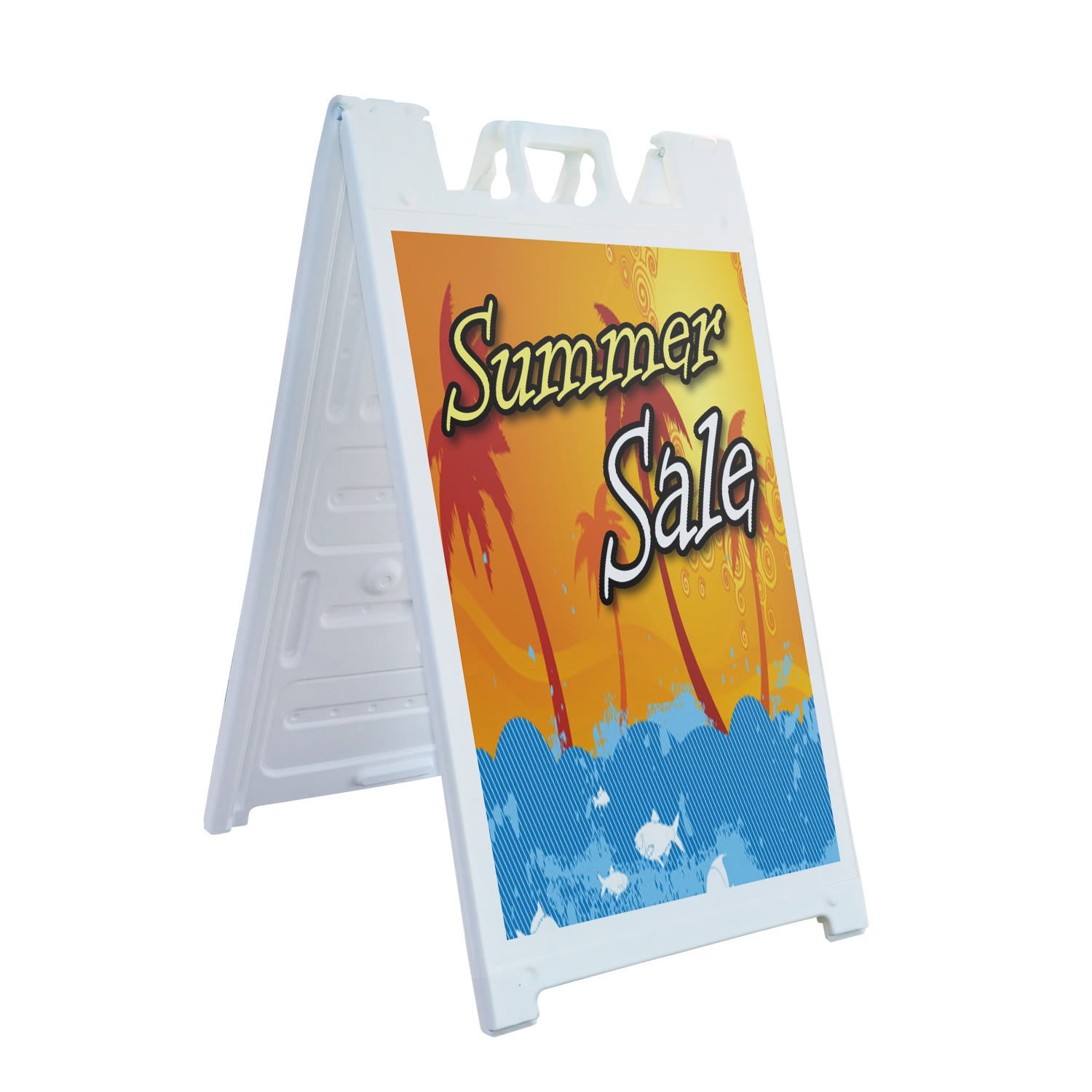 A-frame Sidewalk Summer Sale 24" x 36" Double Sided A-Frame Sidewalk ...