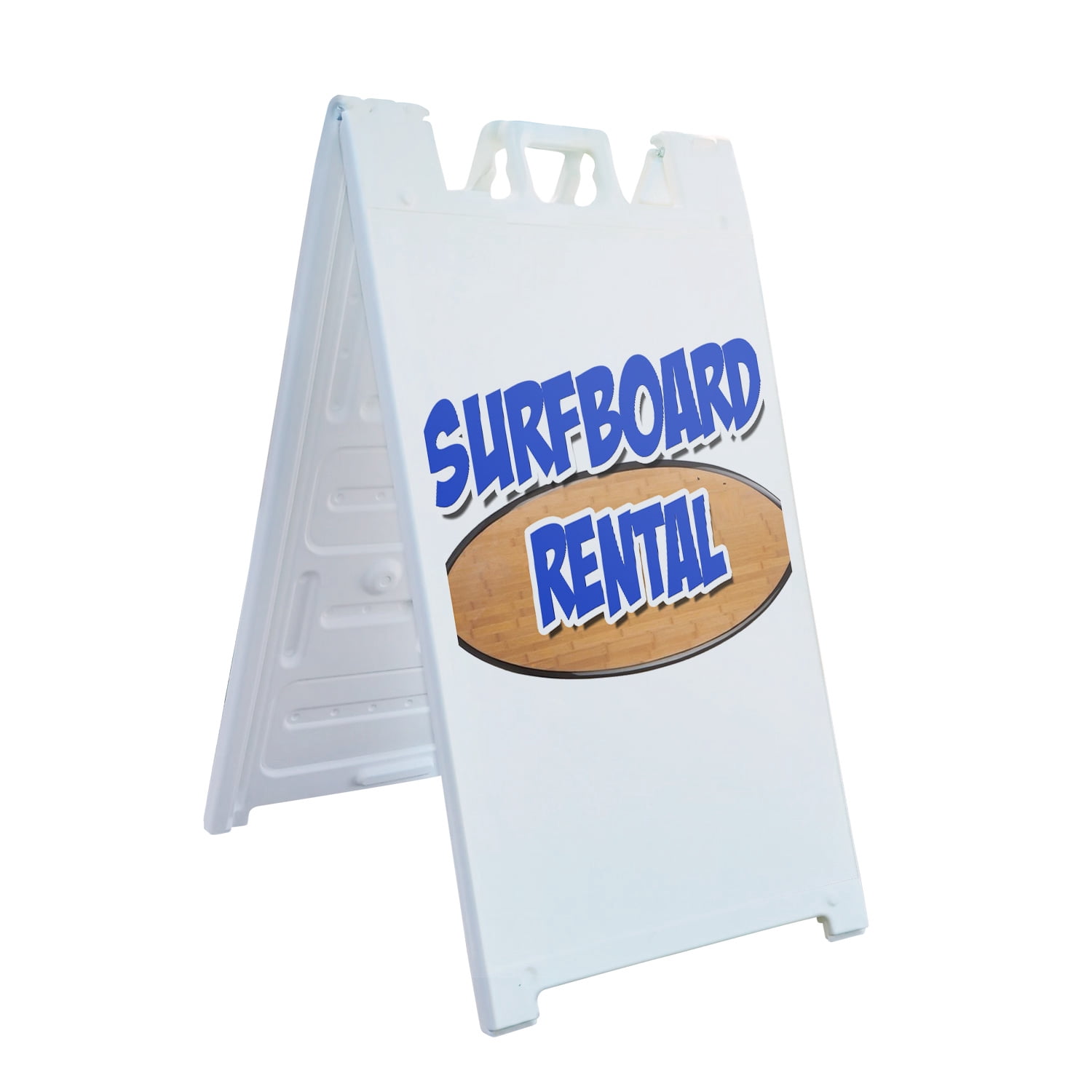 A-frame Sidewalk Surfboard Rental 24" x 36" Double Sided A-Frame ...